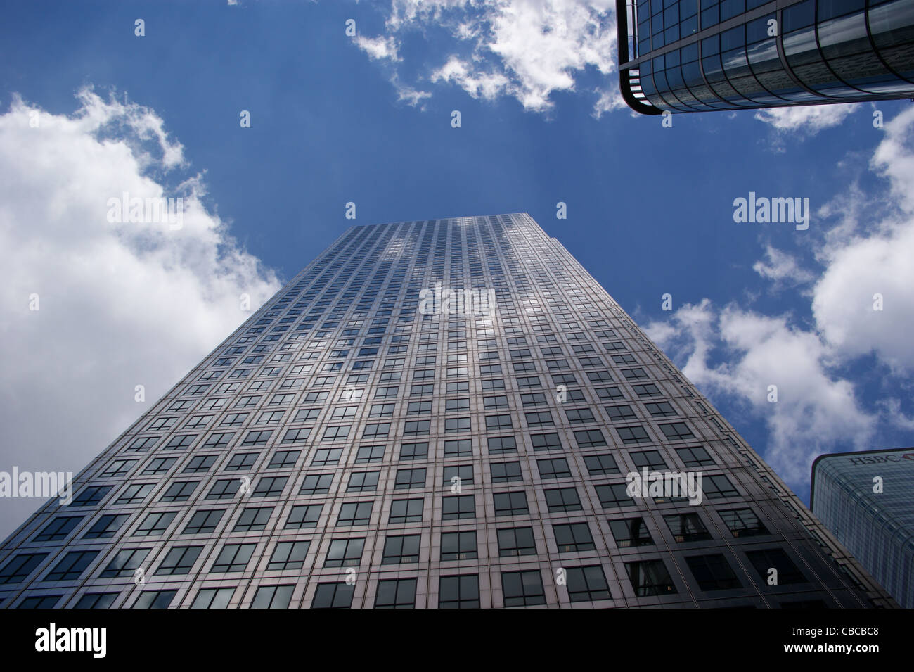 Skyscraper canyon, Canary Wharf, Docklands, London, England Stock Photo ...