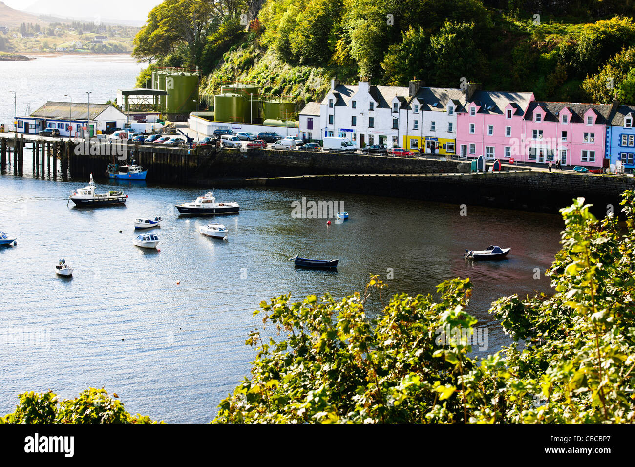 Portree,Town,Harbour,Harbor,Old Crofting Settlement,Isle of Skye ...