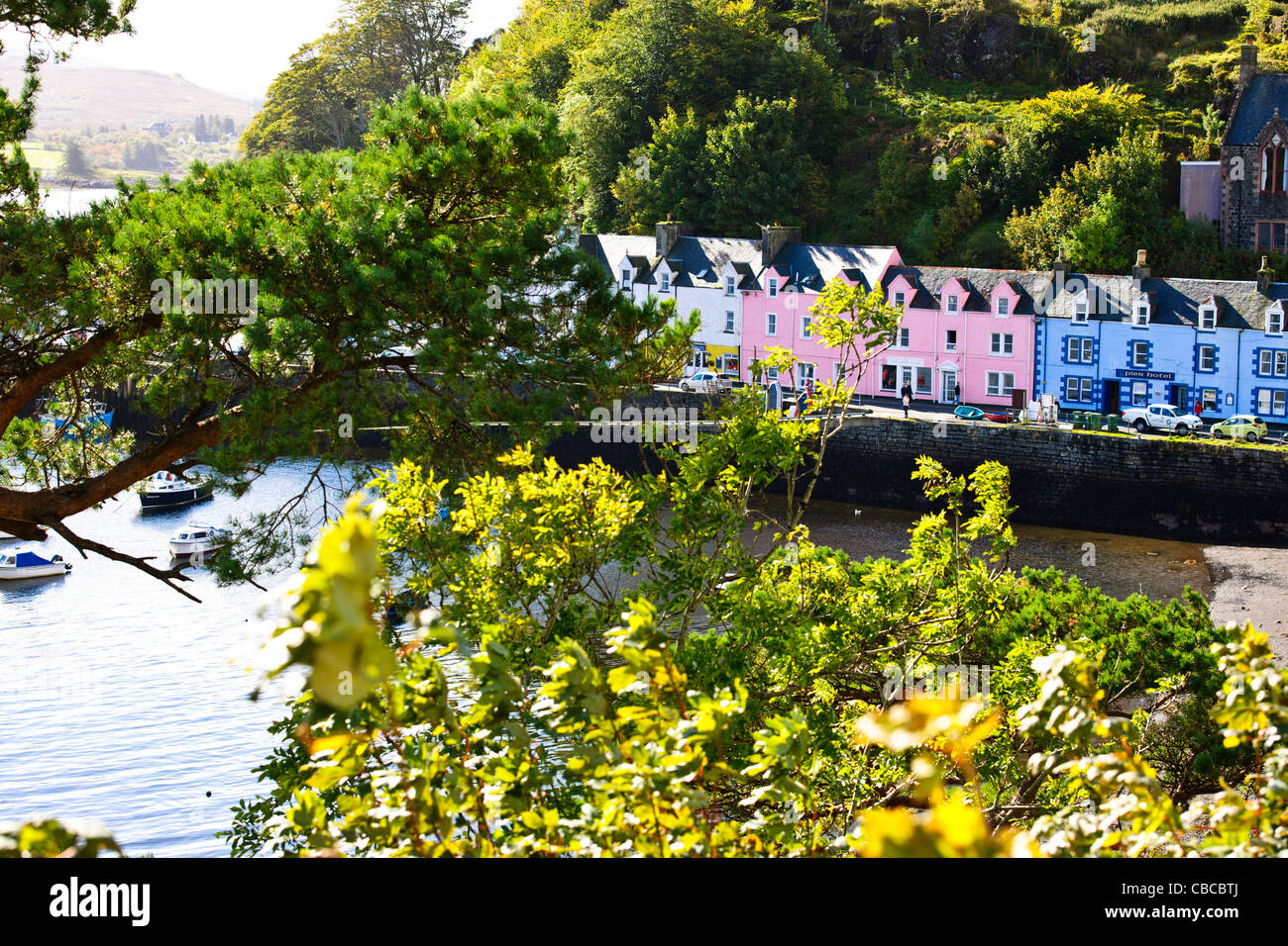 Portree,Town,Harbour,Harbor,Old Crofting Settlement,Isle of Skye ...