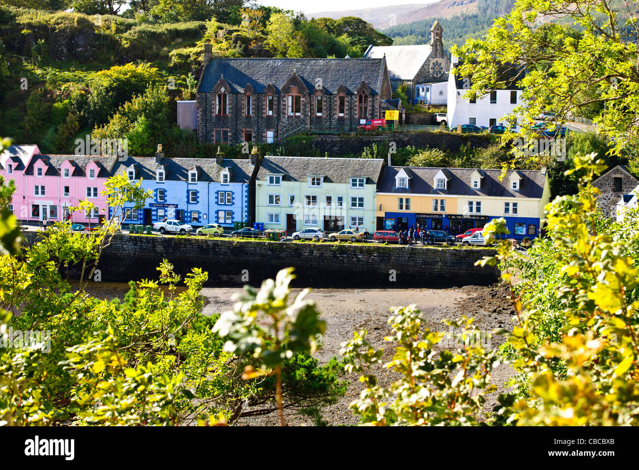 Portree,Town,Harbour,Harbor,Old Crofting Settlement,Isle of Skye ...