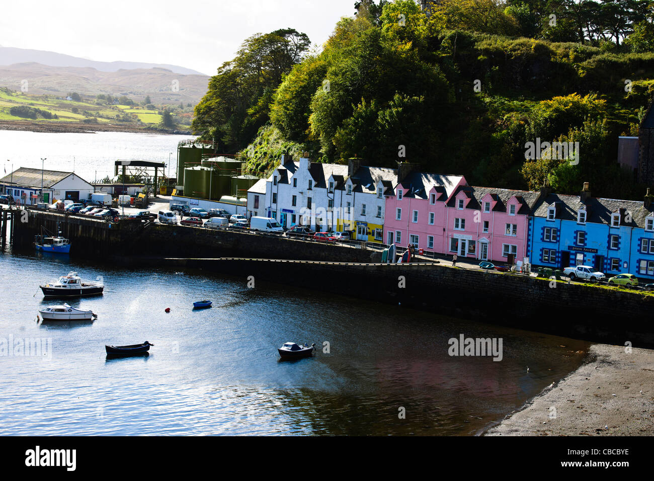 Portree,Town,Harbour,Harbor,Old Crofting Settlement,Isle of Skye ...