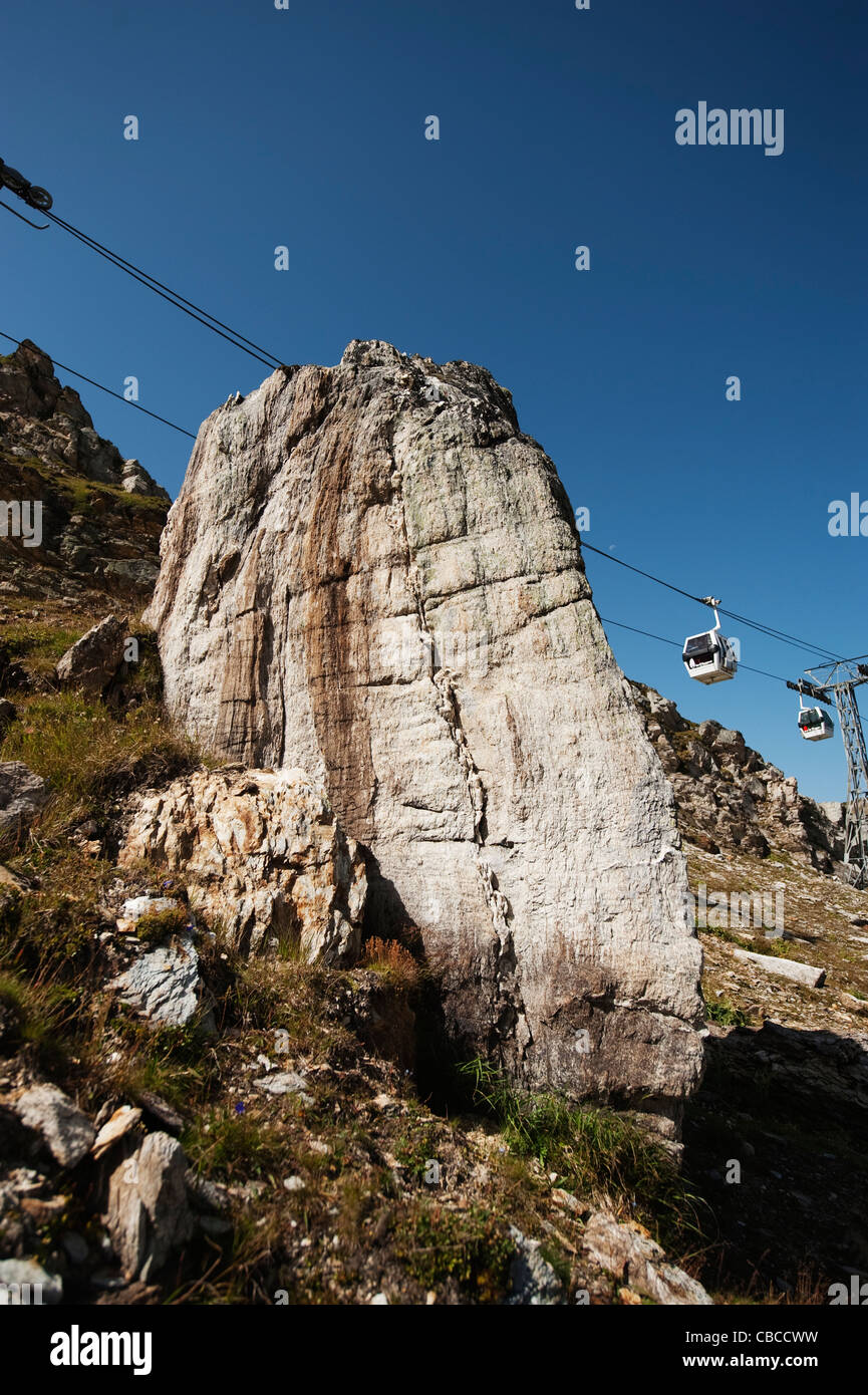 Cable cars french alps hi-res stock photography and images - Alamy
