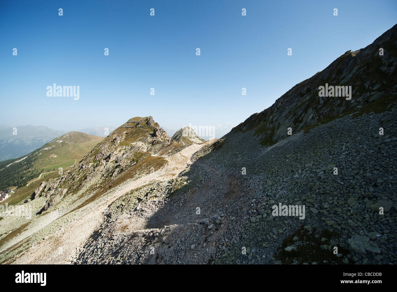 Scree covered mountain slope hi-res stock photography and images - Alamy