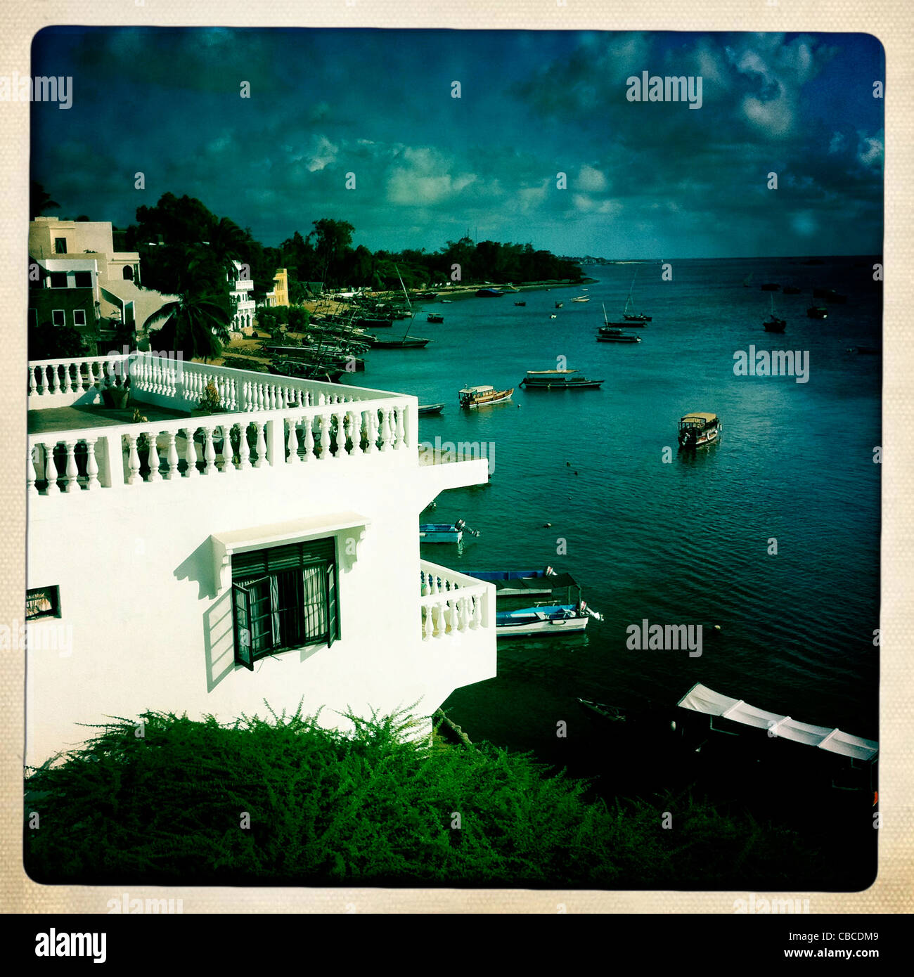 Detail Of A Lamu House And Windows In The Wall, Lamu, Kenya Stock Photo ...