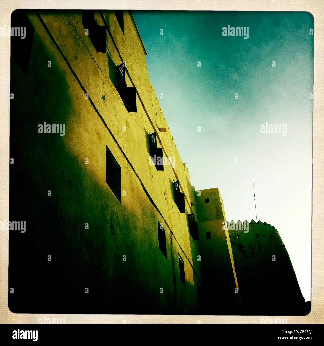 Detail Of Lamu Fort And Windows In The Wall, Lamu, Kenya Stock Photo ...