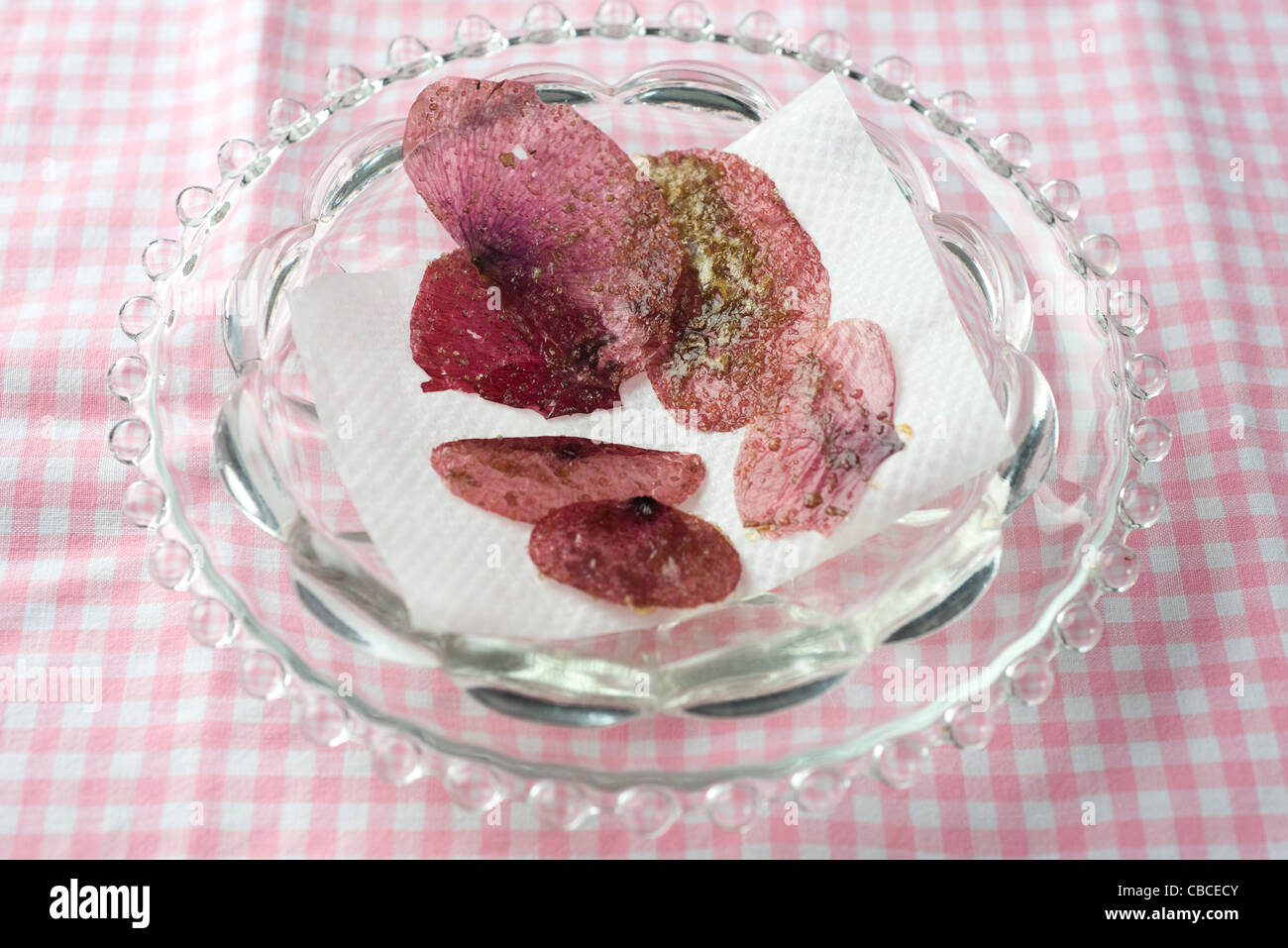 Crystallized poppy petals Stock Photo - Alamy