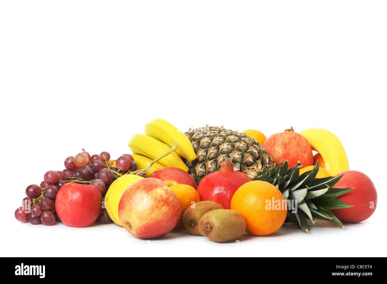 Set of exotic fruit. A detailed photo on a white background Stock Photo ...