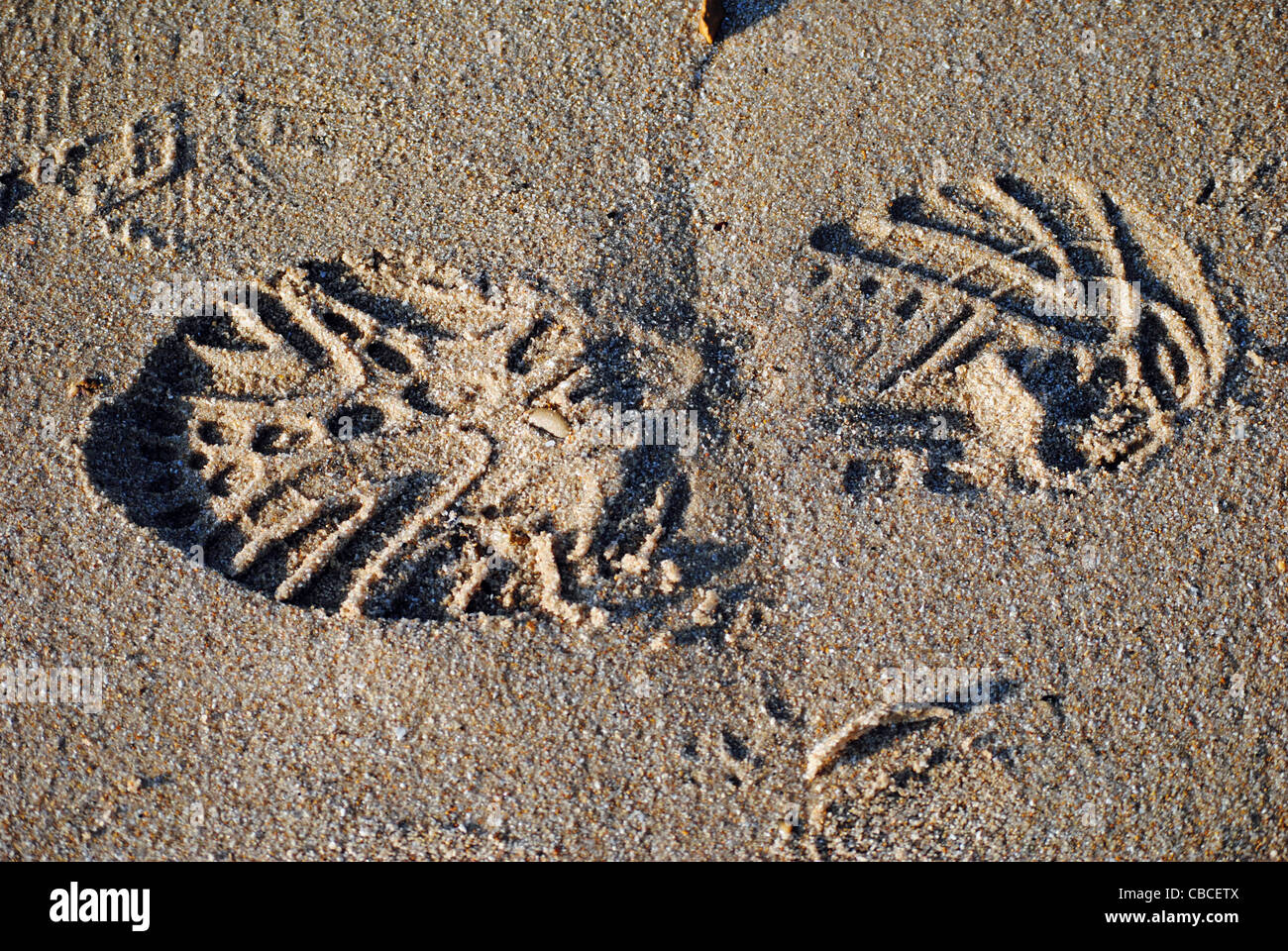Bootprints footprints hi-res stock photography and images - Alamy