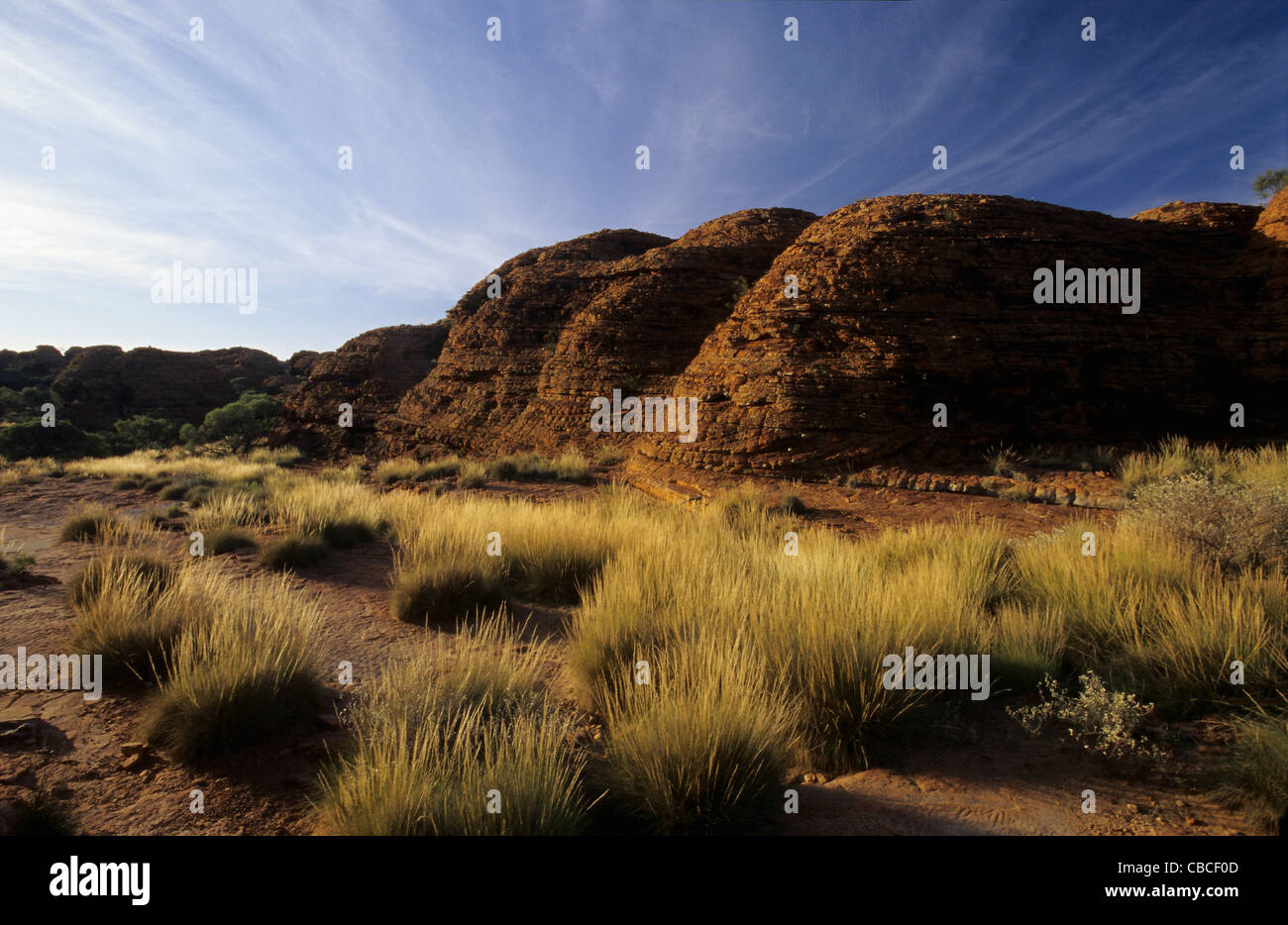 Sandstone domes rocks formation, Kings Canyon, Northern territory ...