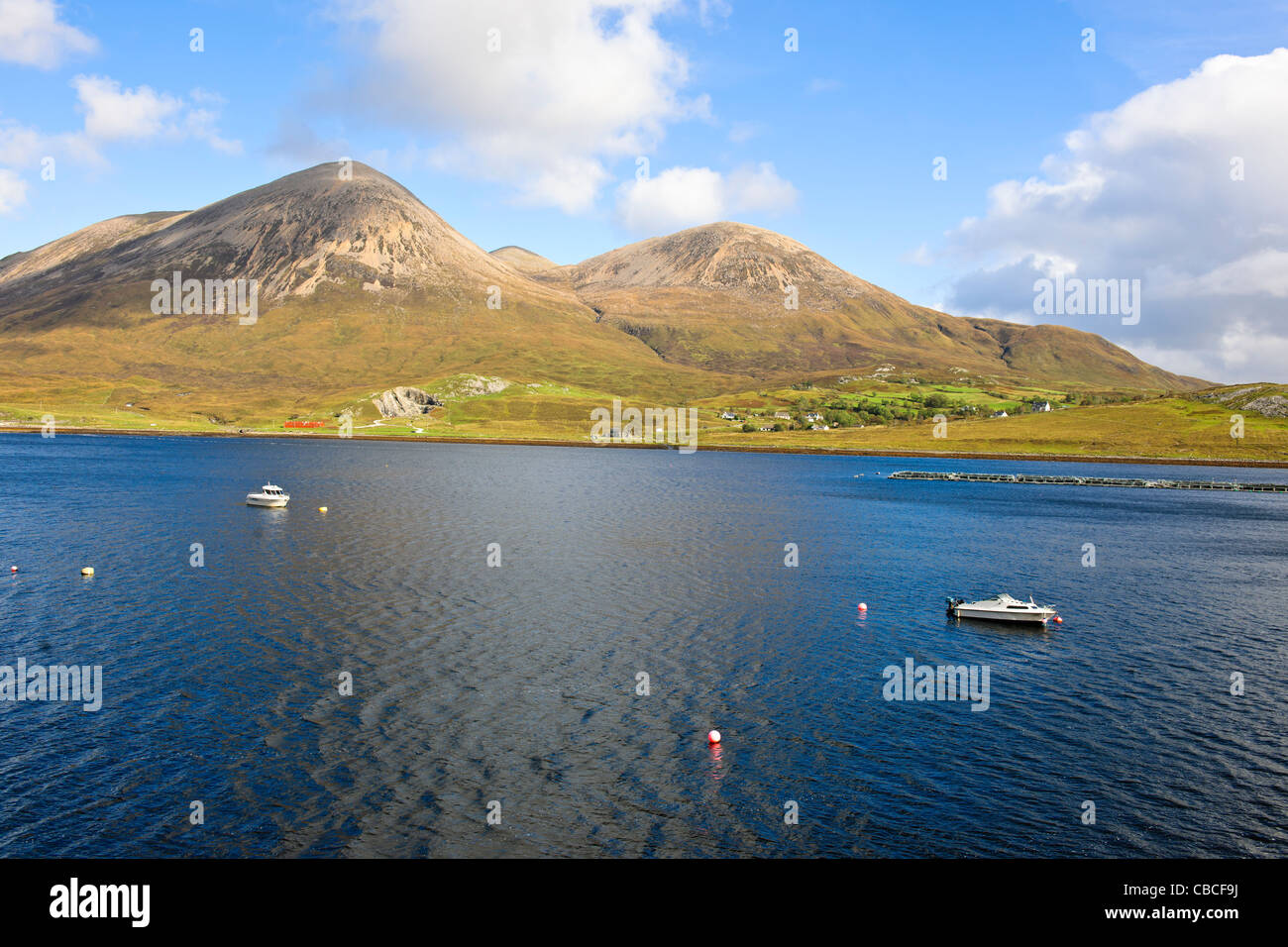 Glas Bhein Mhorn,Beinn Deorg Mhor,Blaven,Torrin Village,The Cuillin ...