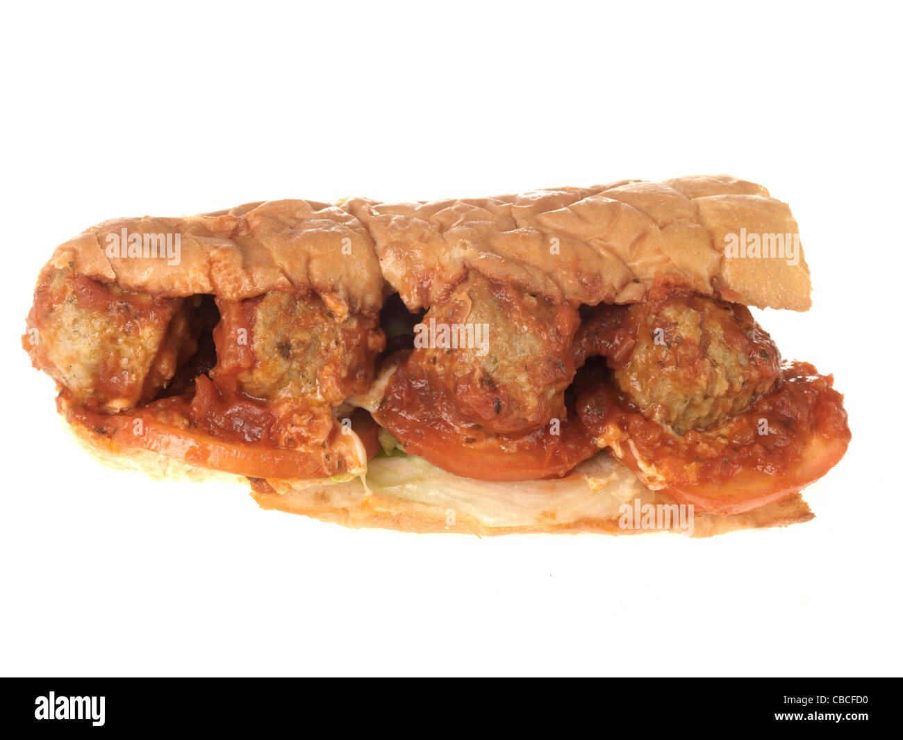 Meatball Sub Roll Stock Photo - Alamy