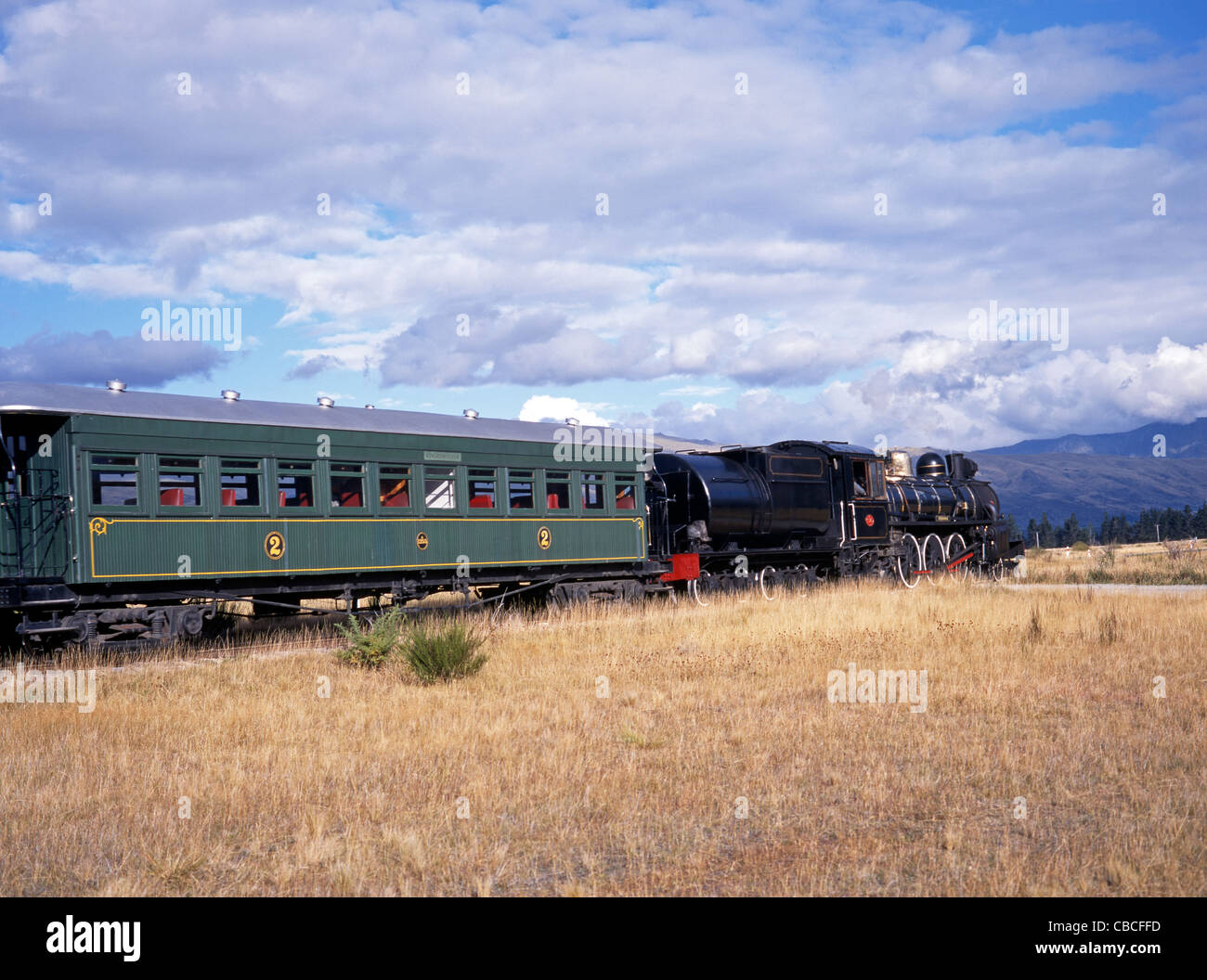 The Kingston Flyer - Historic Steam Train seen leaving Fairlight ...