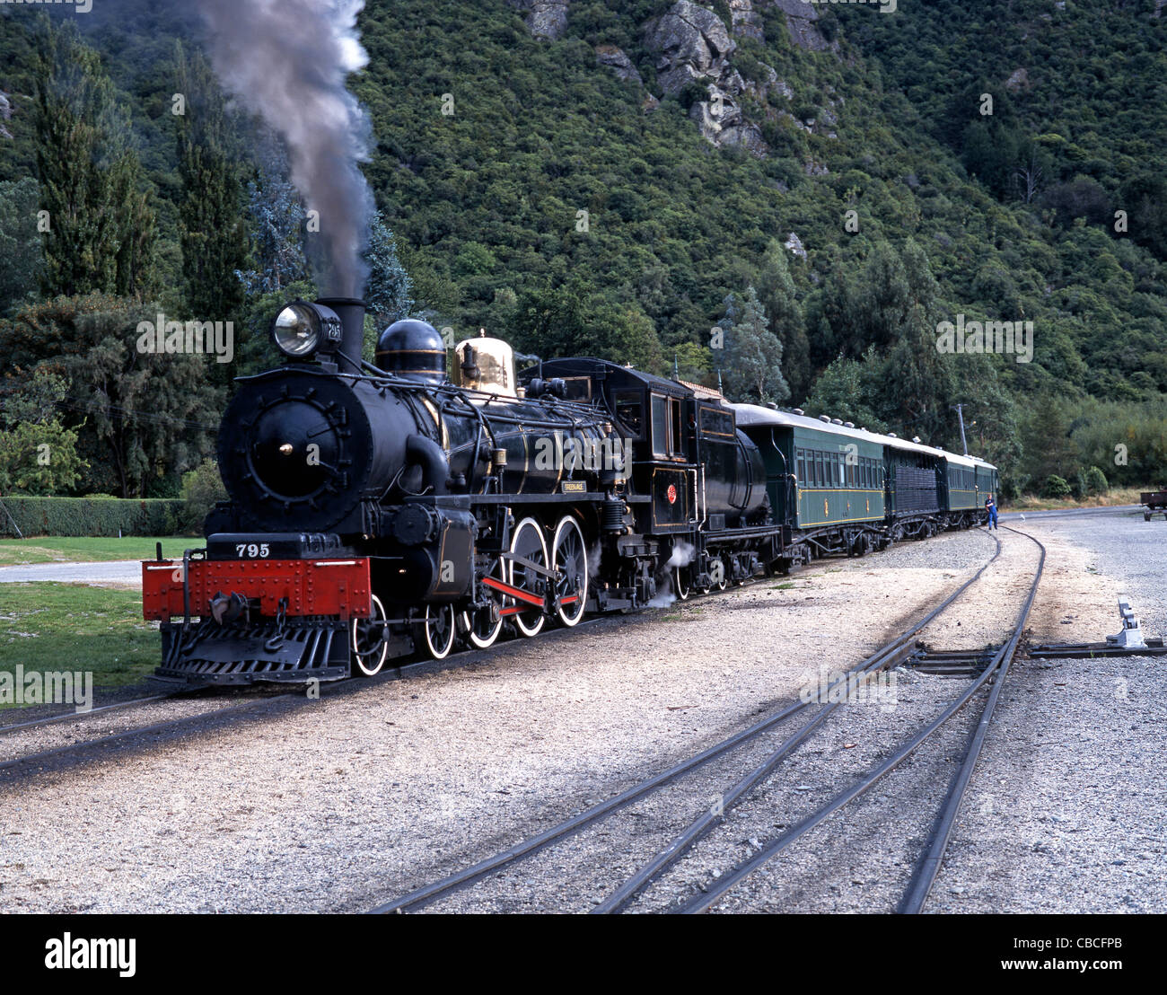 The Kingston Flyer - Historic Steam Train seen leaving Fairlight ...