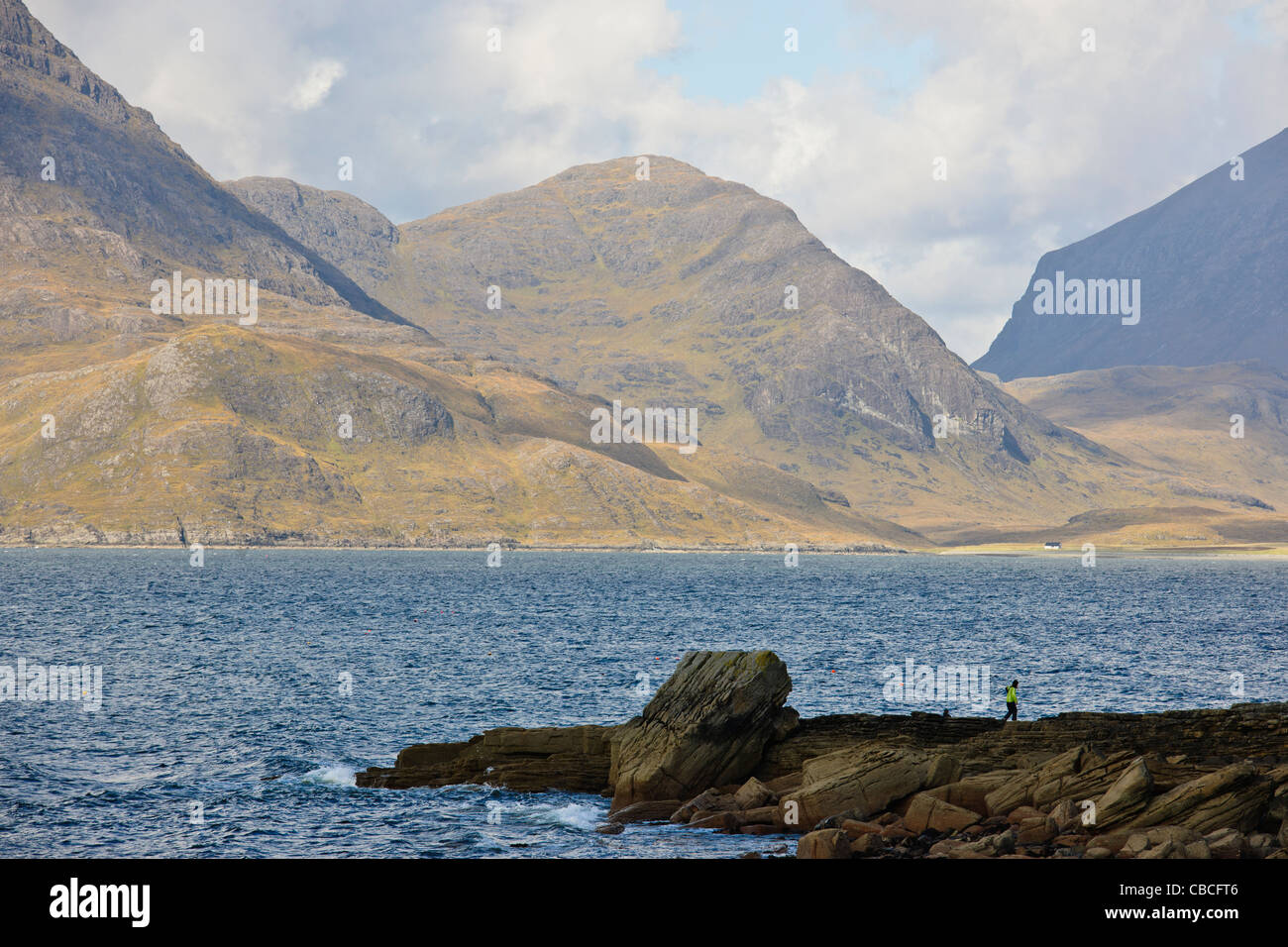 Elgol Harbour,Sgurr Alasdair,Ceann Na Beinne,Mountain,The Cuillin Hills ...