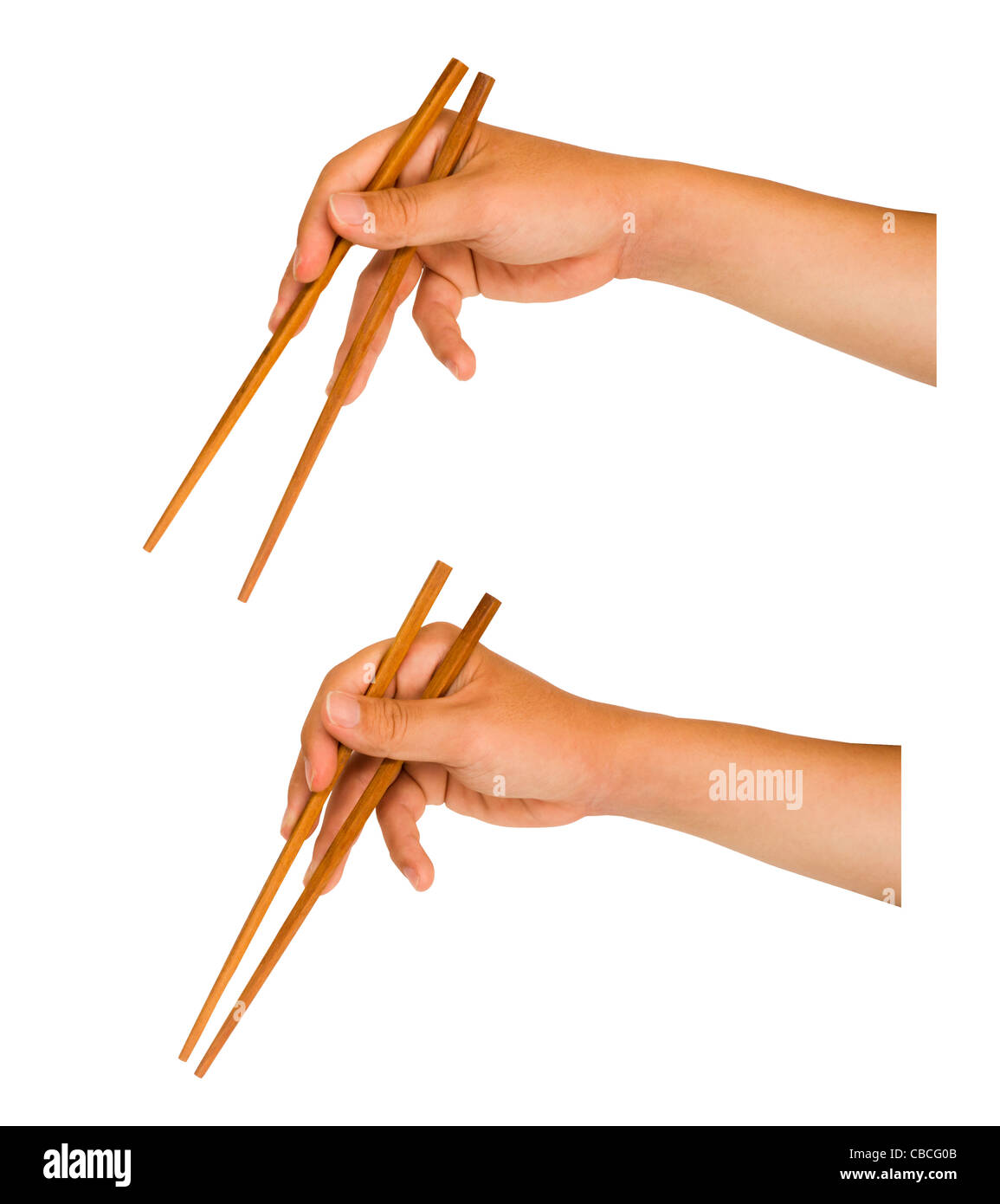 Instruction hold chopstick hi-res stock photography and images - Alamy