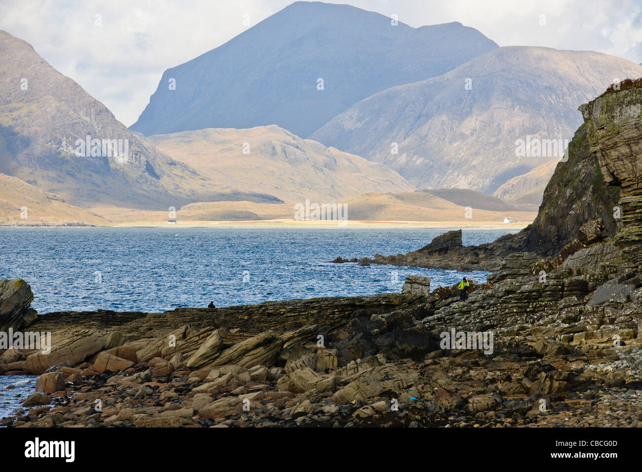 Elgol Harbour,Sgurr Alasdair,Ceann Na Beinne,Mountain,The Cuillin Hills ...