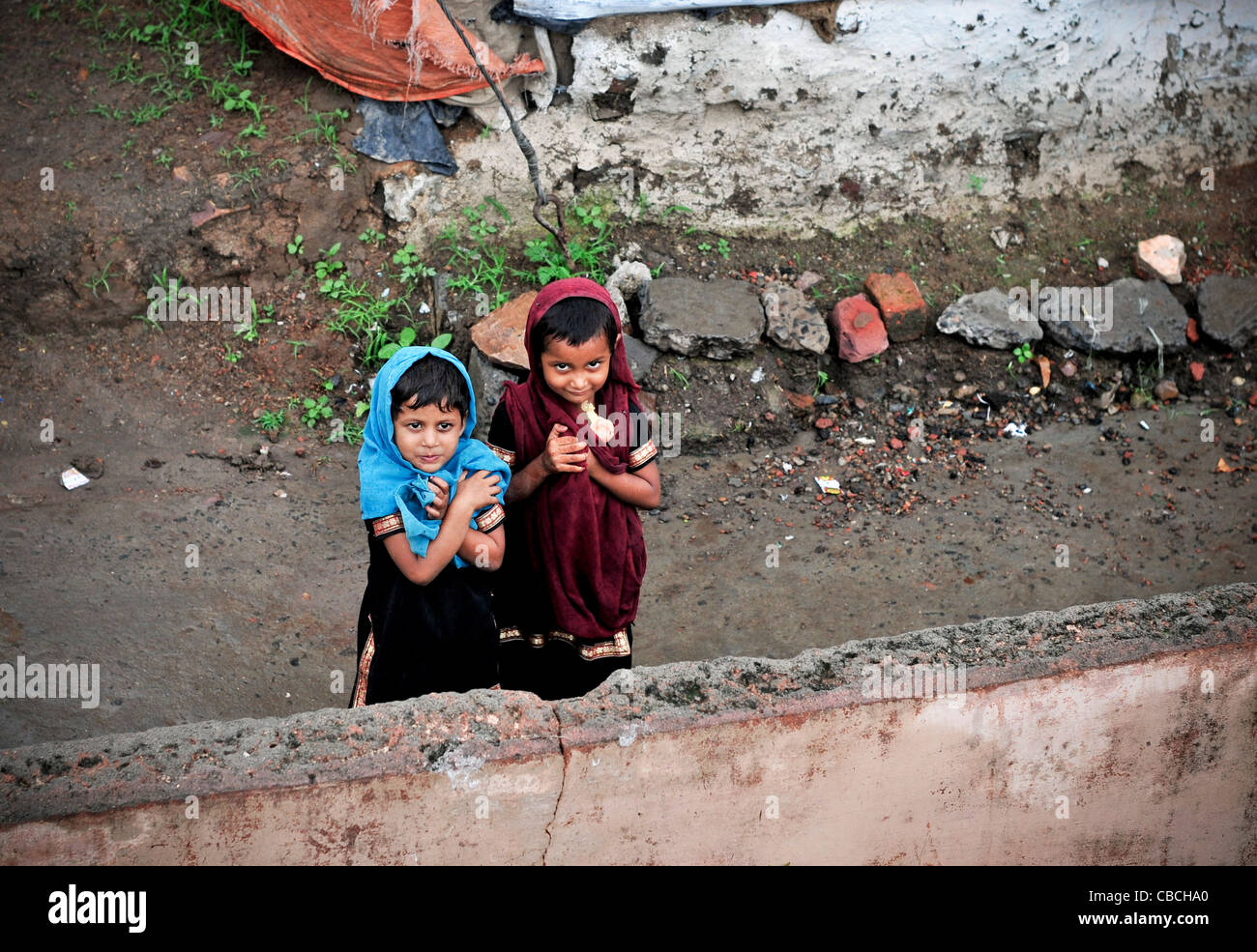 Indian, Children, Family, Portrait, Poverty, India Stock Photo - Alamy