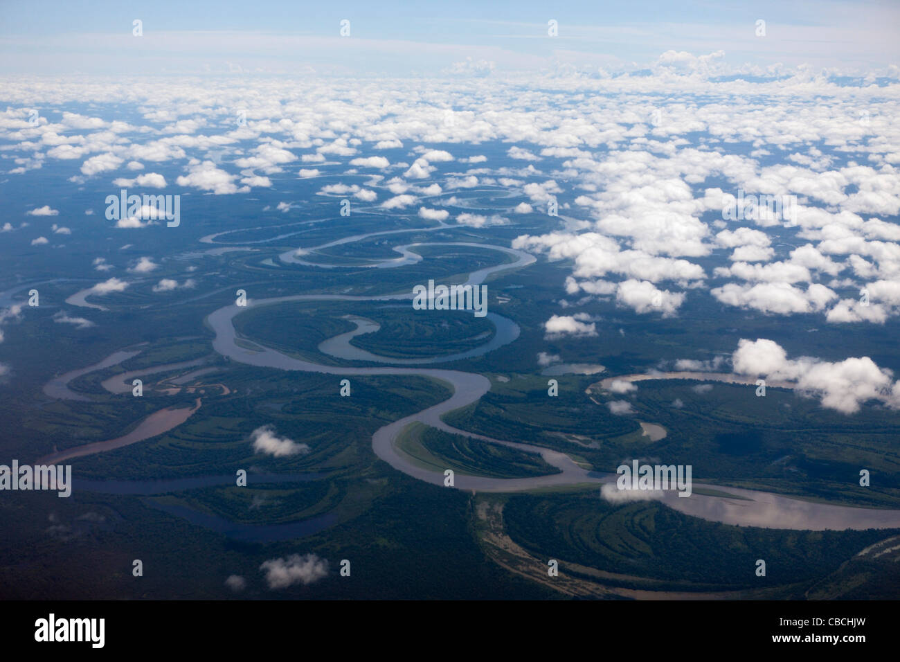Course of Mamberamo River, West Papua, Indonesia Stock Photo - Alamy
