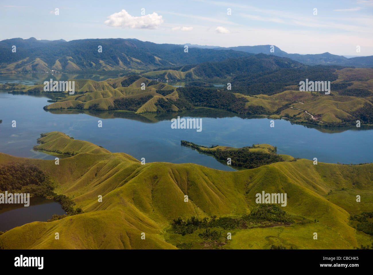 View on Lake Sentani, Jayapura, West Papua, Indonesia Stock Photo - Alamy