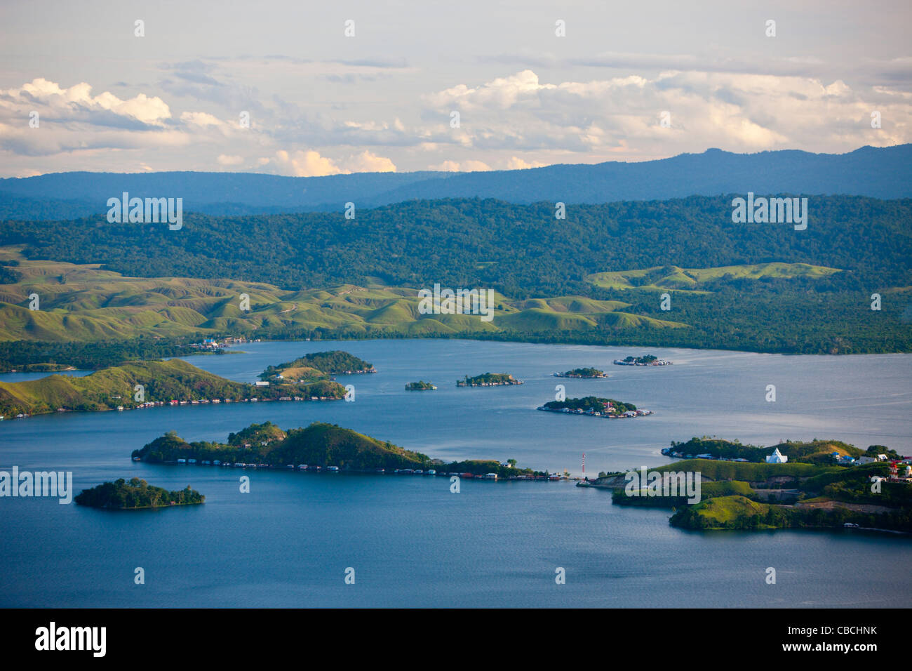 View on Lake Sentani, Jayapura, West Papua, Indonesia Stock Photo - Alamy