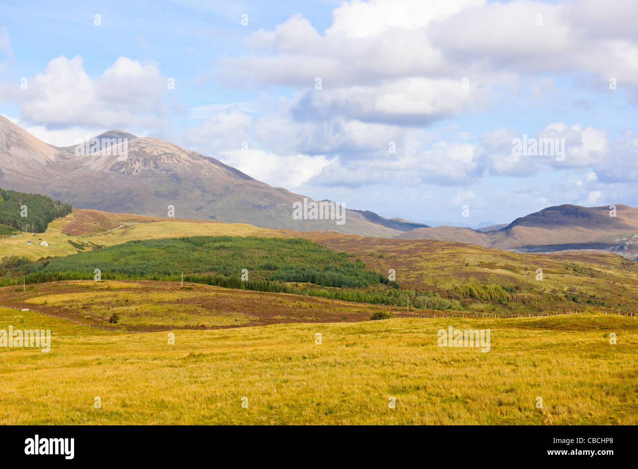 Glas Bhein Mhorn,Beinn Deorg Mhor,Blaven,Torrin Village,The Cuillin ...