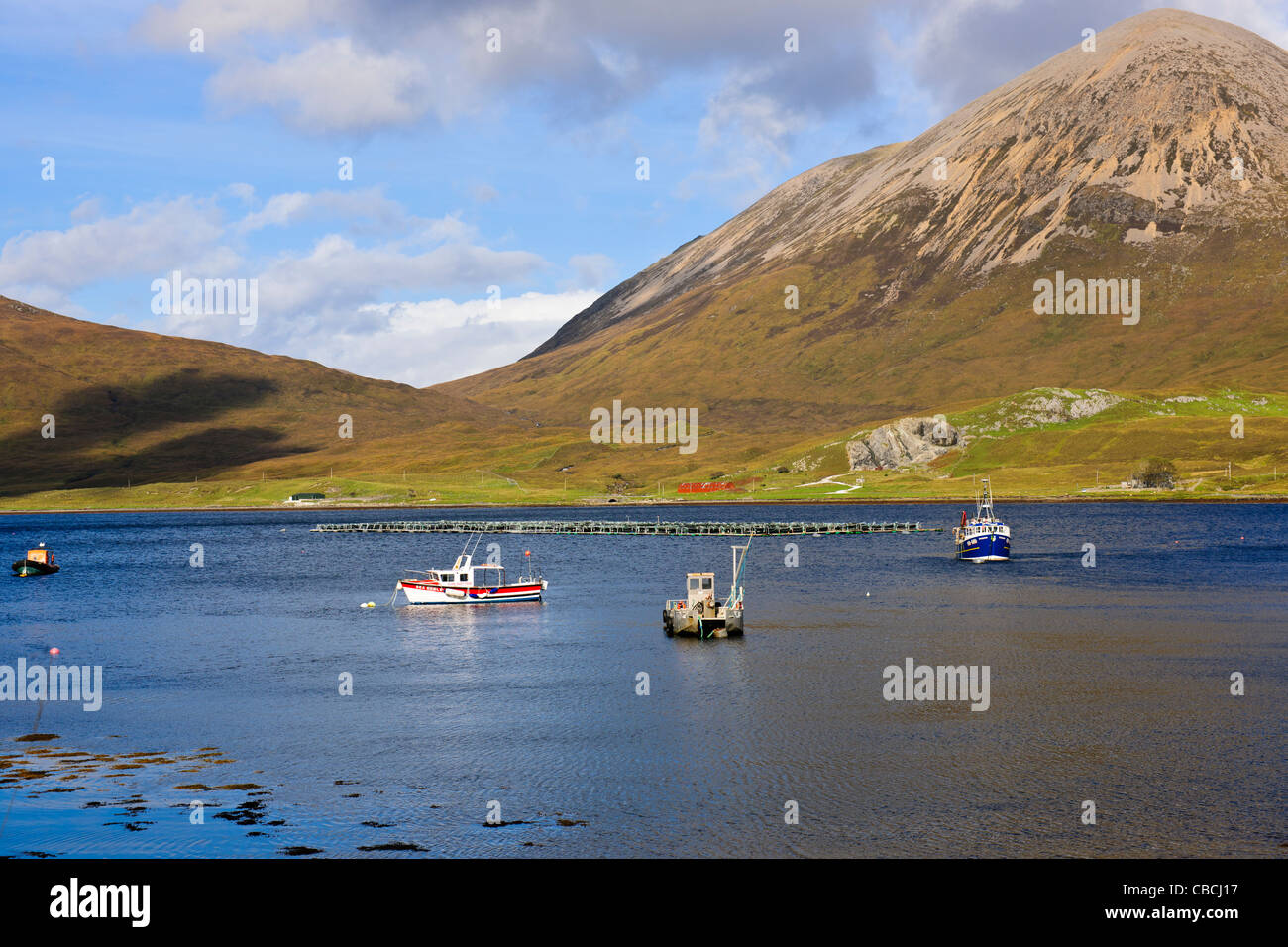 Glas Bhein Mhorn,Beinn Deorg Mhor,Blaven,Torrin Village,The Cuillin ...