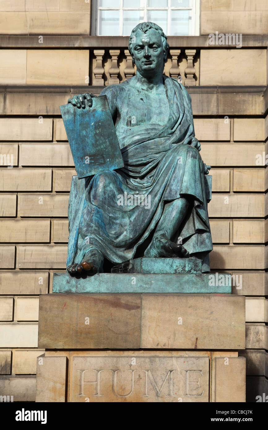 David Hume Memorial, Edinburgh, Scotland Stock Photo - Alamy
