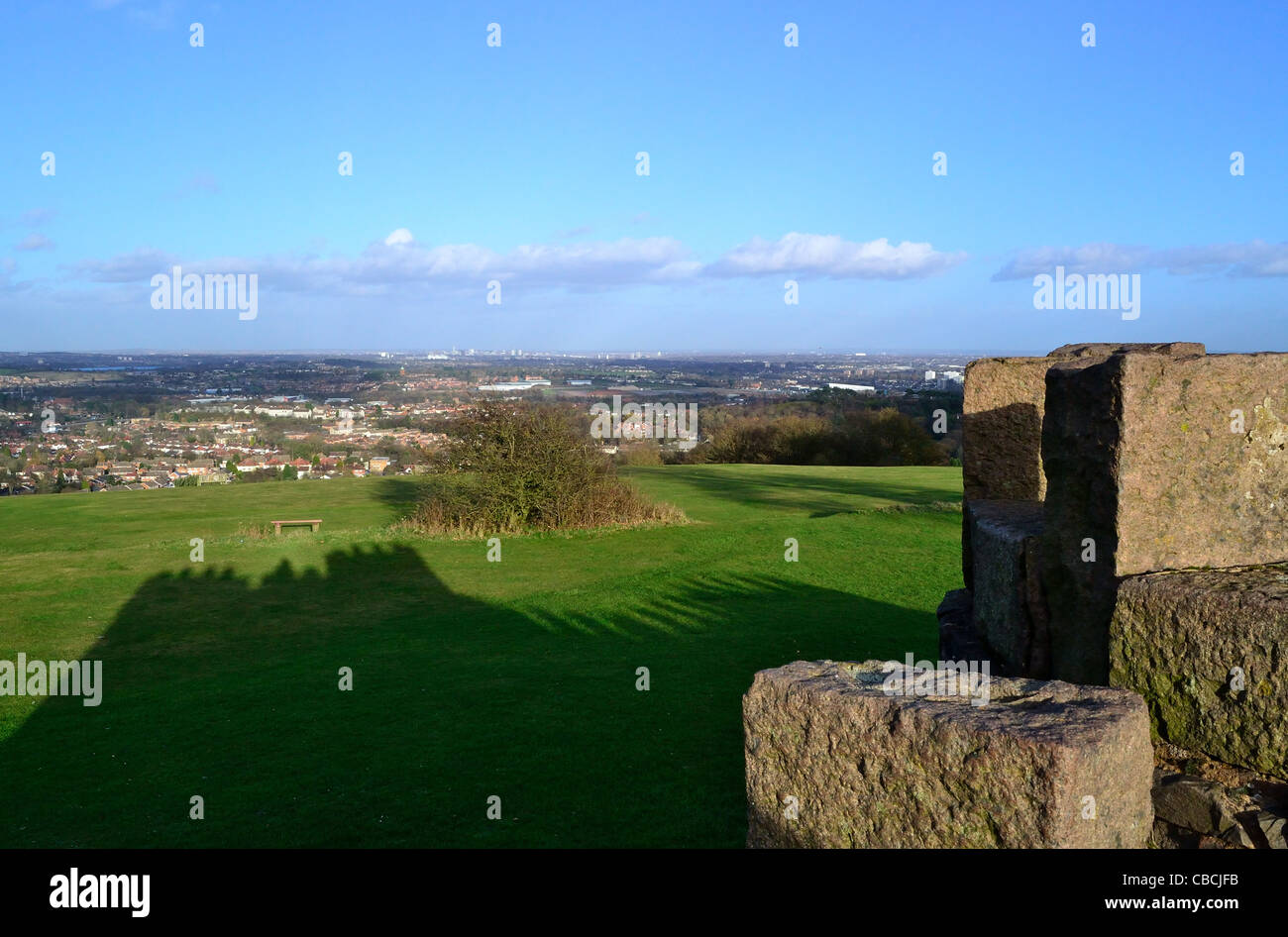 Lickey Hills view point looking out towards Birmingham Stock Photo - Alamy