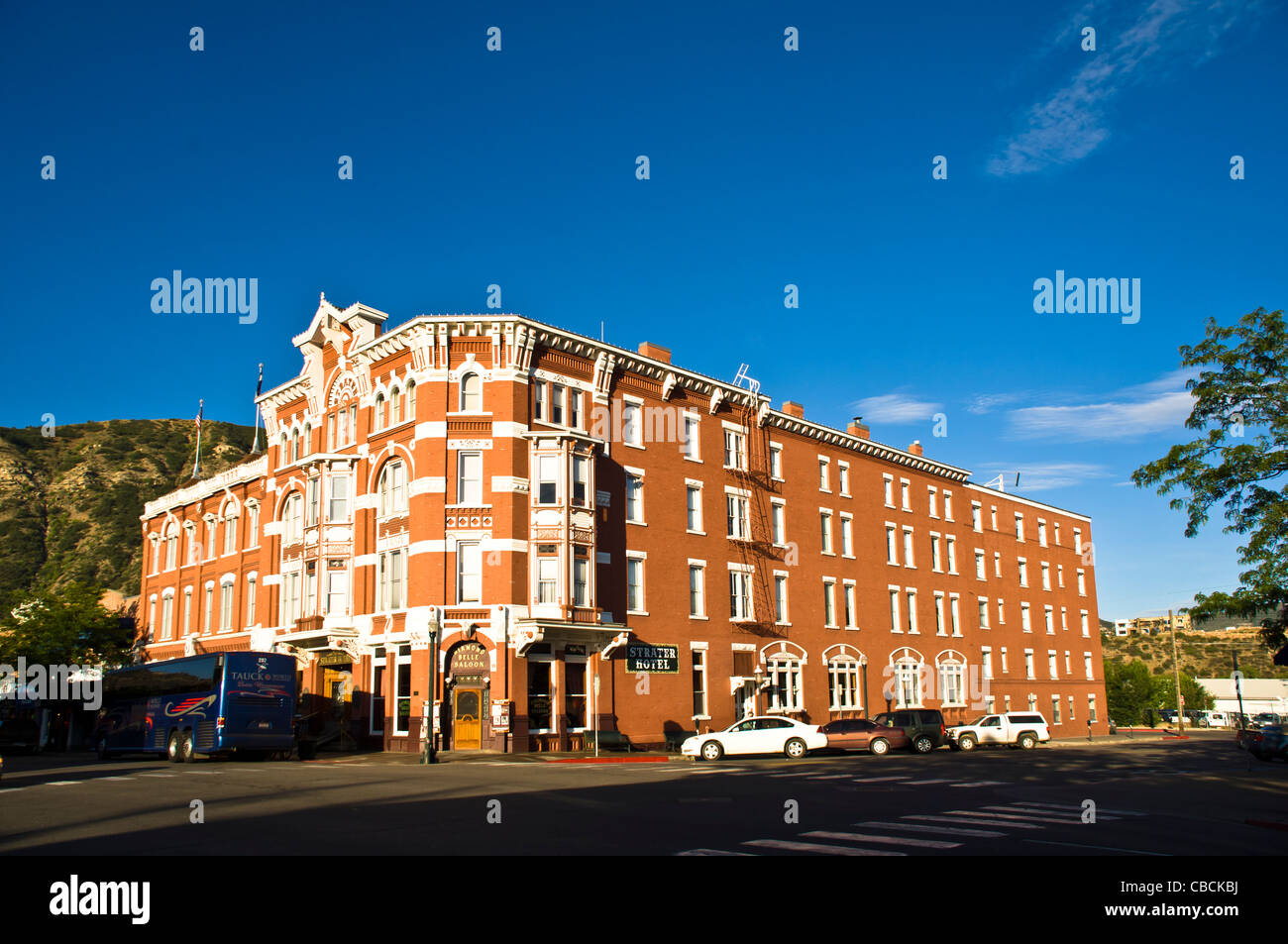 The four-story red brick Strater Hotel is an exceptional example of ...