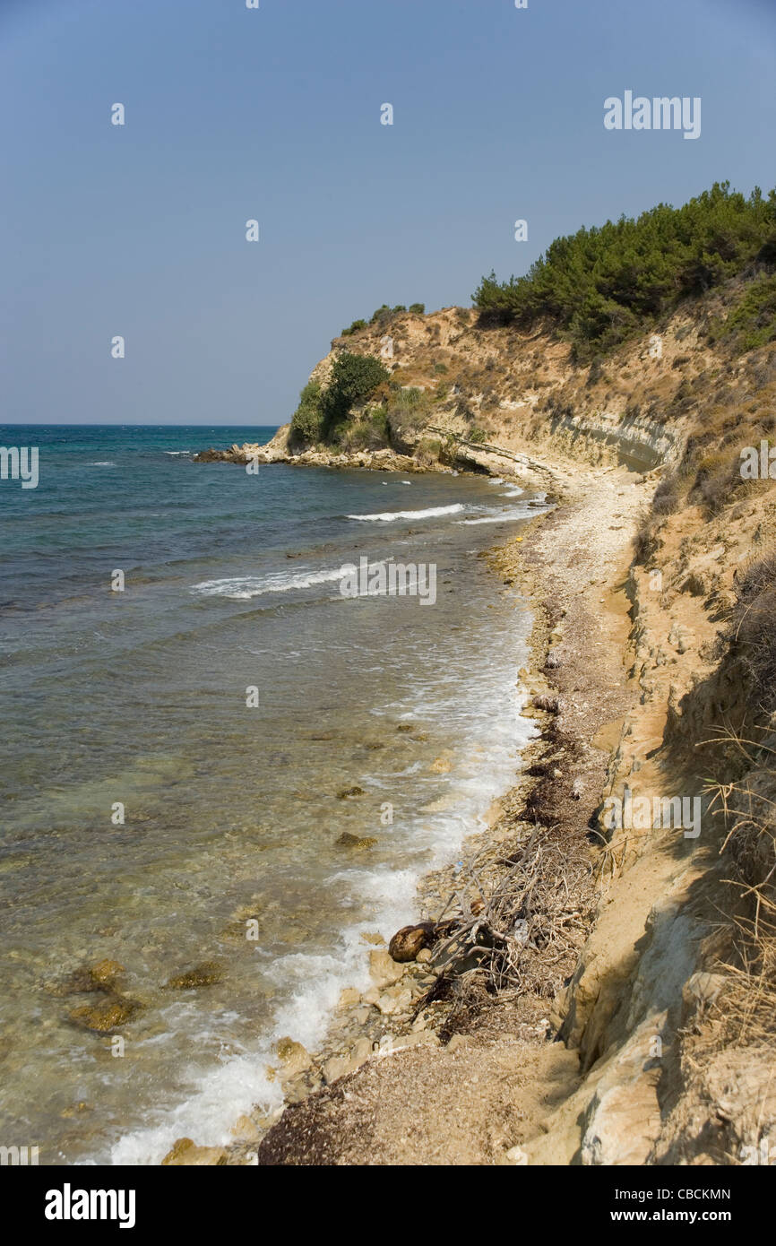 Gully Beach scene of fighting in the 1915 campaign in the First World ...