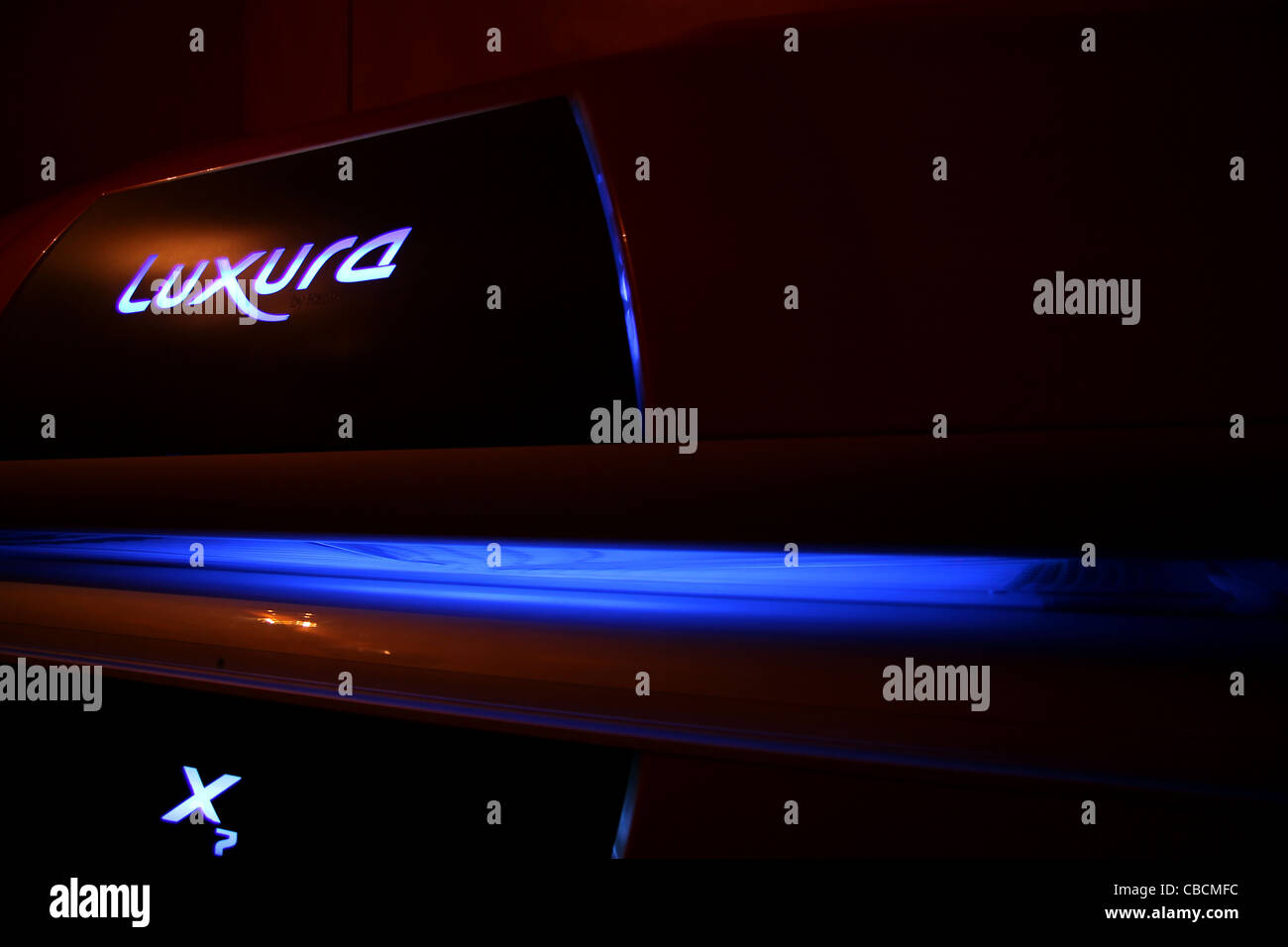 Sun bed closeup. Luxura Stock Photo - Alamy