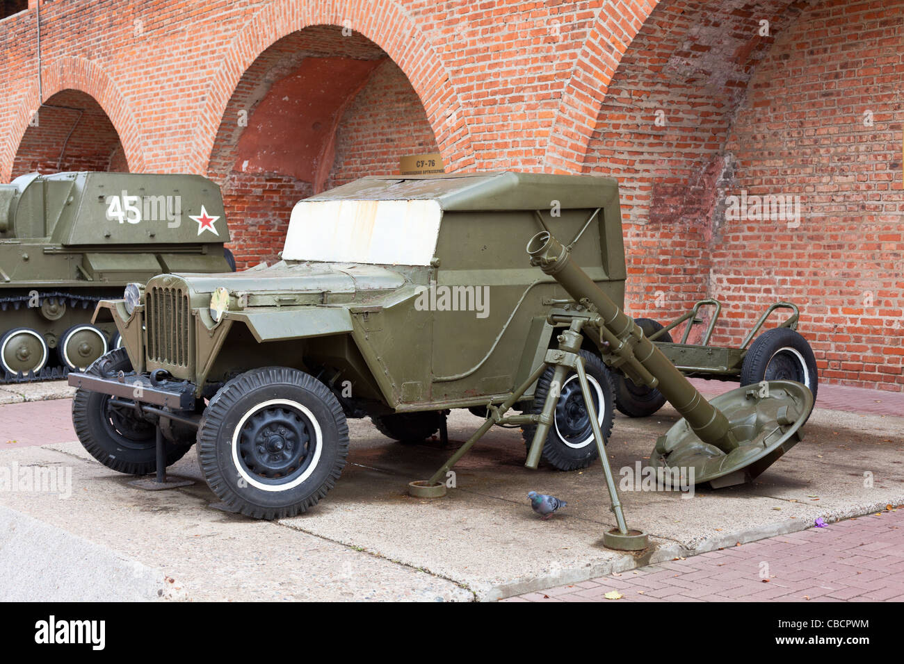 Exhibition of Soviet military vehicles in Kremlin, Nizhny Novgorod ...
