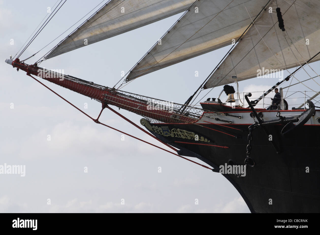 Sailing vessel - Barque Sedov Stock Photo - Alamy