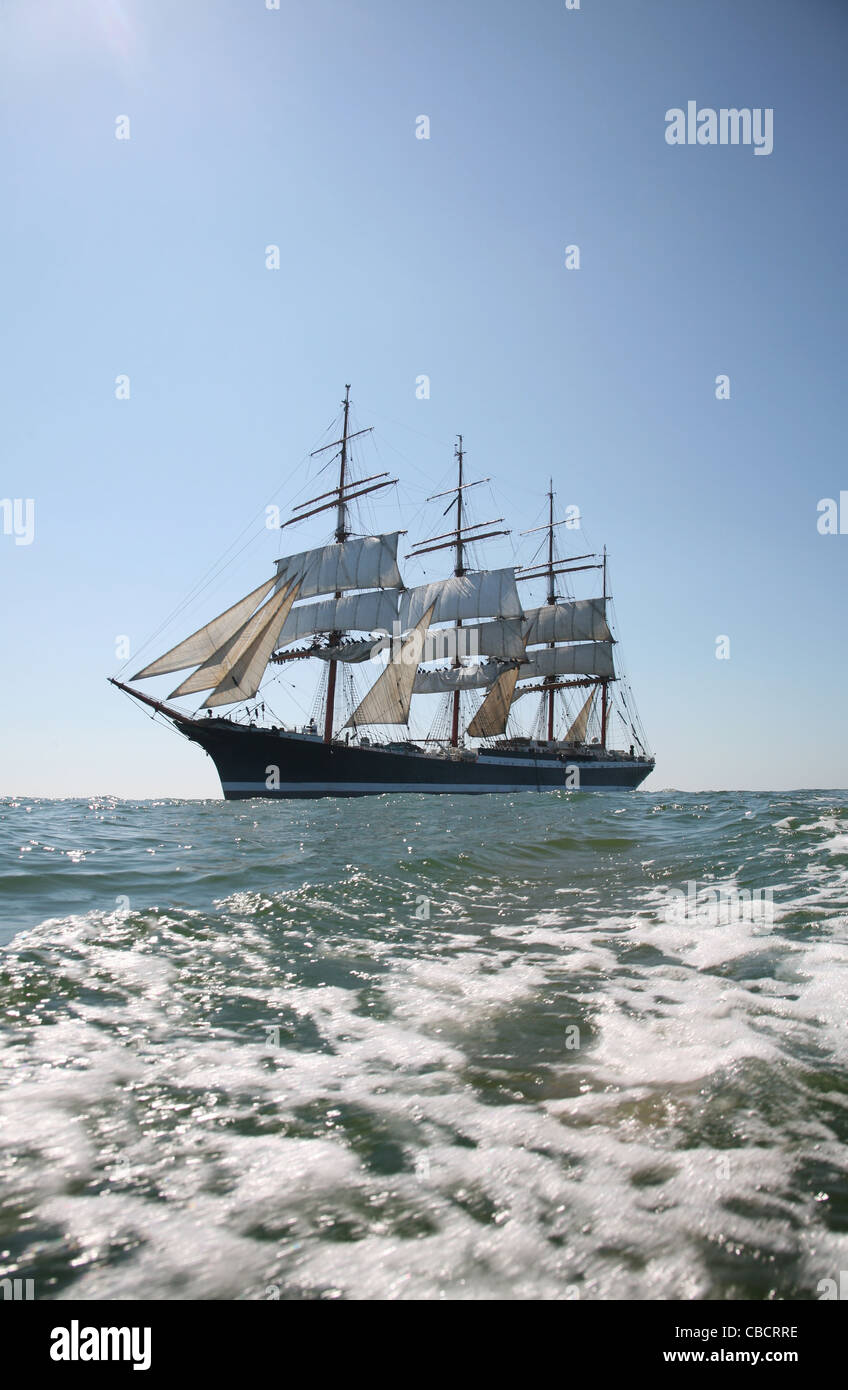 Sailing vessel - Barque Sedov Stock Photo - Alamy