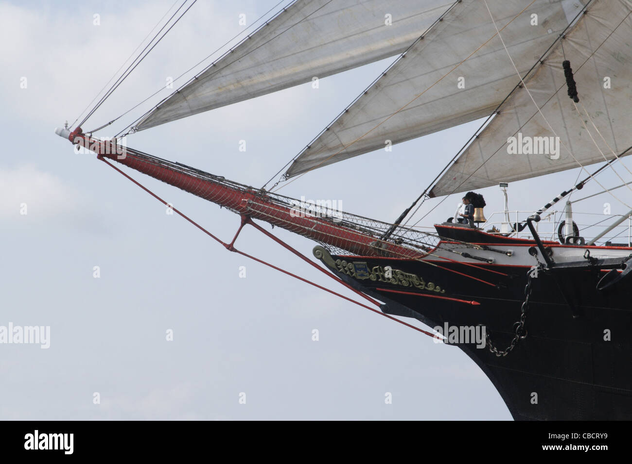 Sailing vessel - Barque Sedov Stock Photo - Alamy