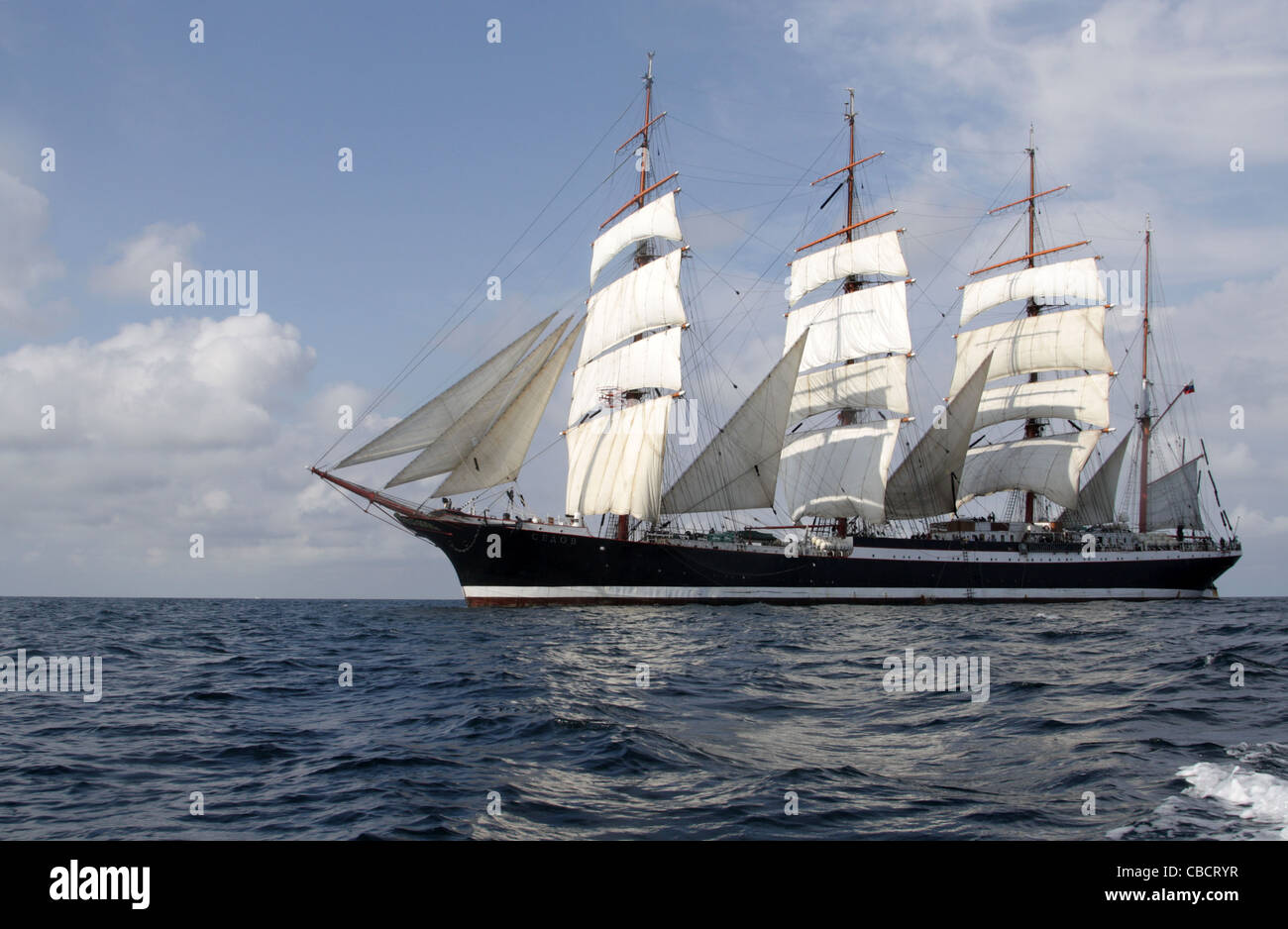Sailing vessel - Barque Sedov Stock Photo - Alamy