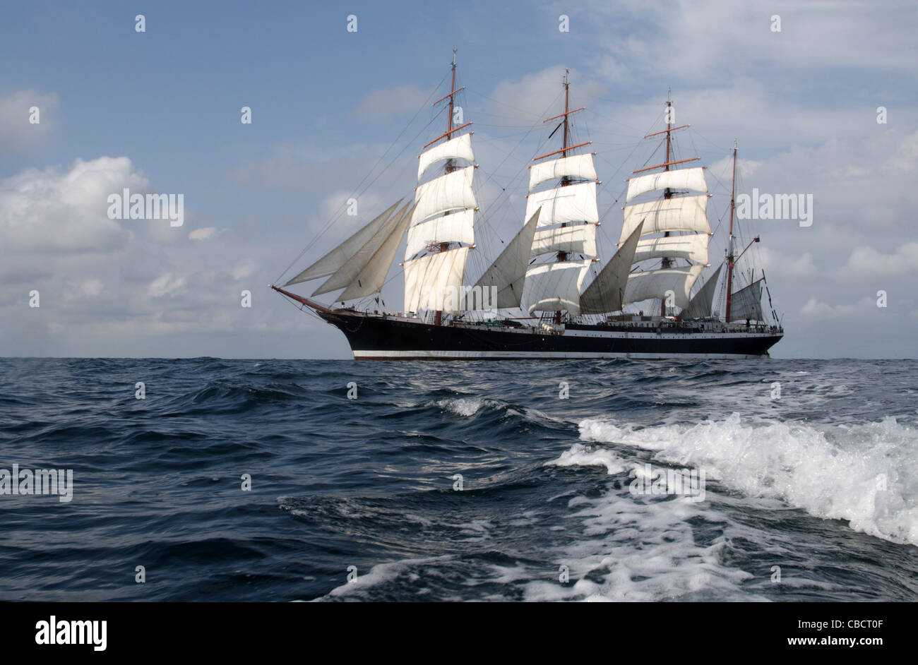 Sailing vessel - Barque Sedov Stock Photo - Alamy