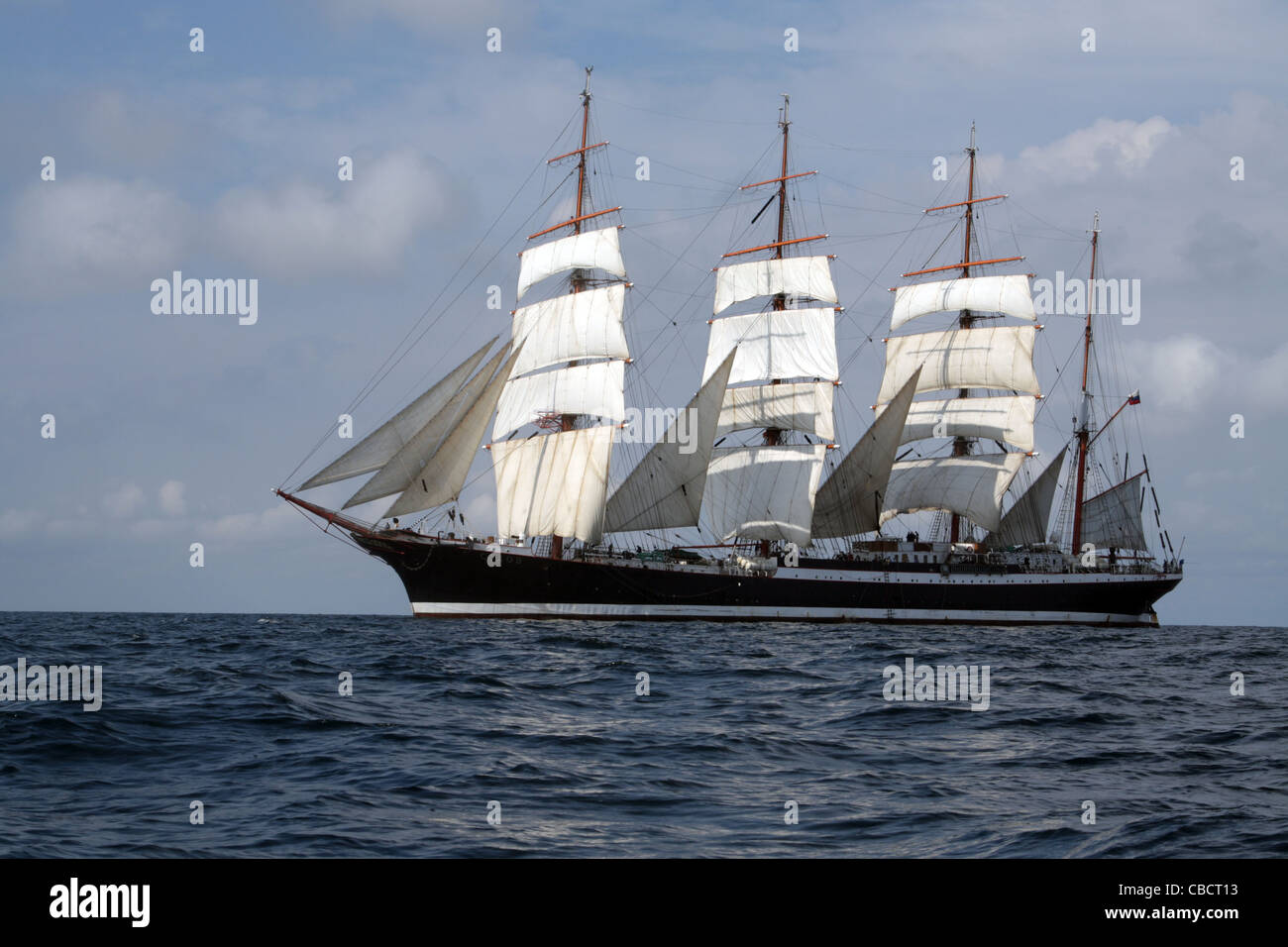 Sailing vessel - Barque Sedov Stock Photo - Alamy