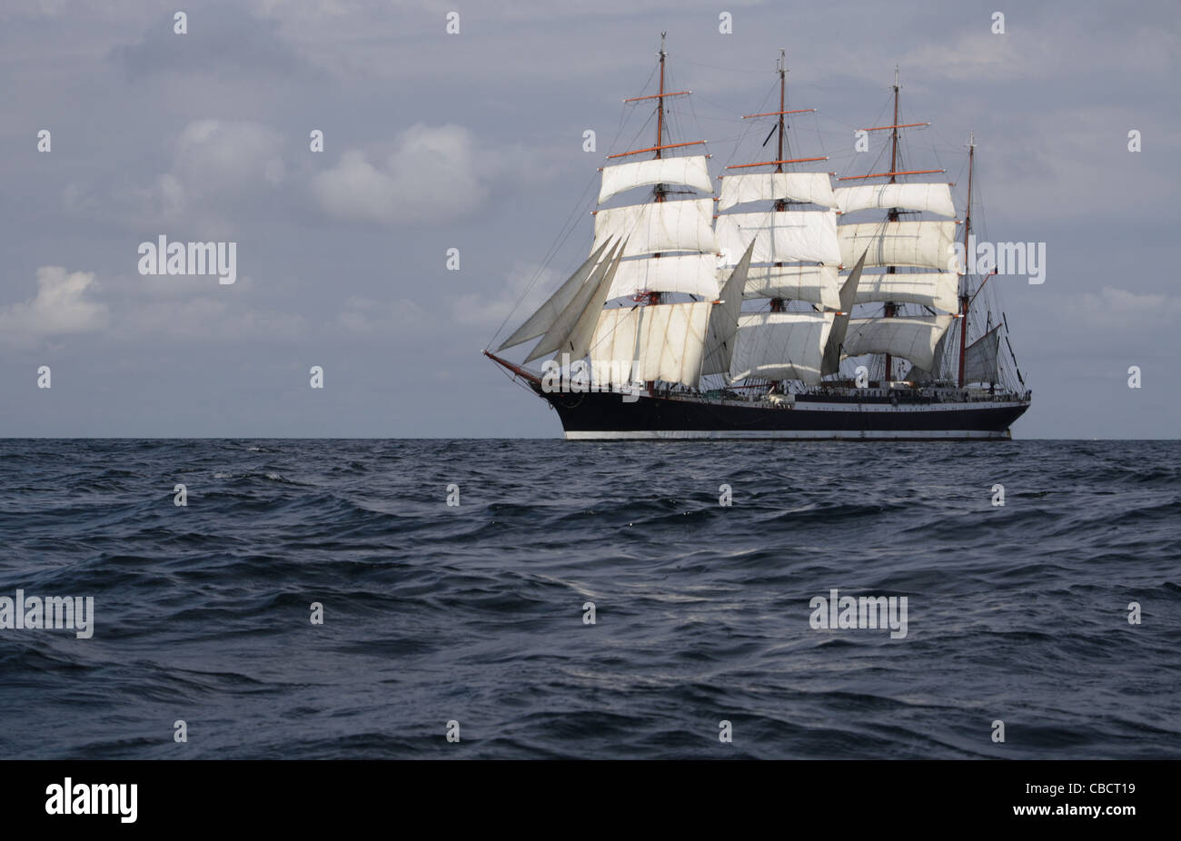 Sailing vessel - Barque Sedov Stock Photo - Alamy