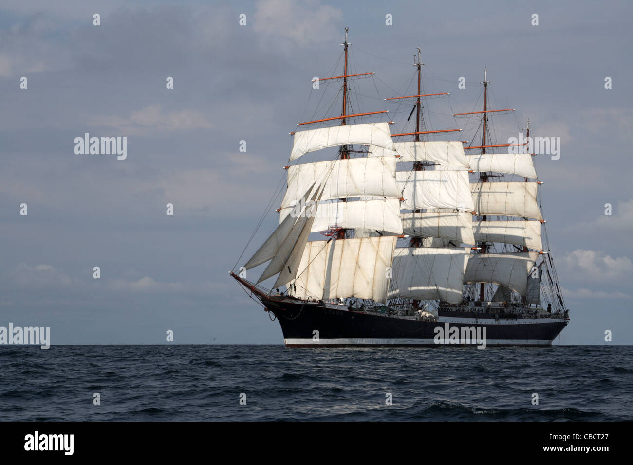 Sailing vessel - Barque Sedov Stock Photo - Alamy