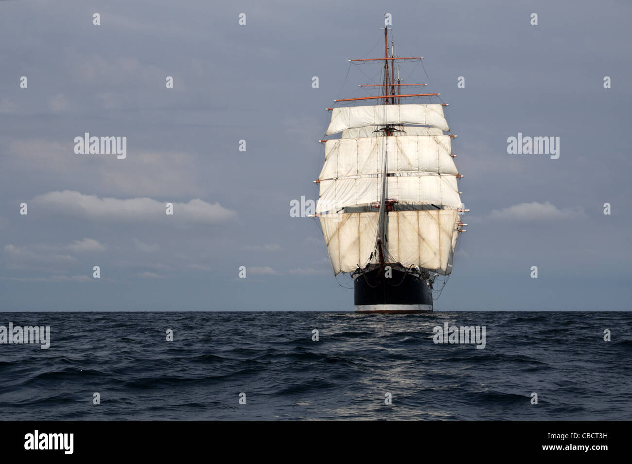 Sailing vessel - Barque Sedov Stock Photo - Alamy