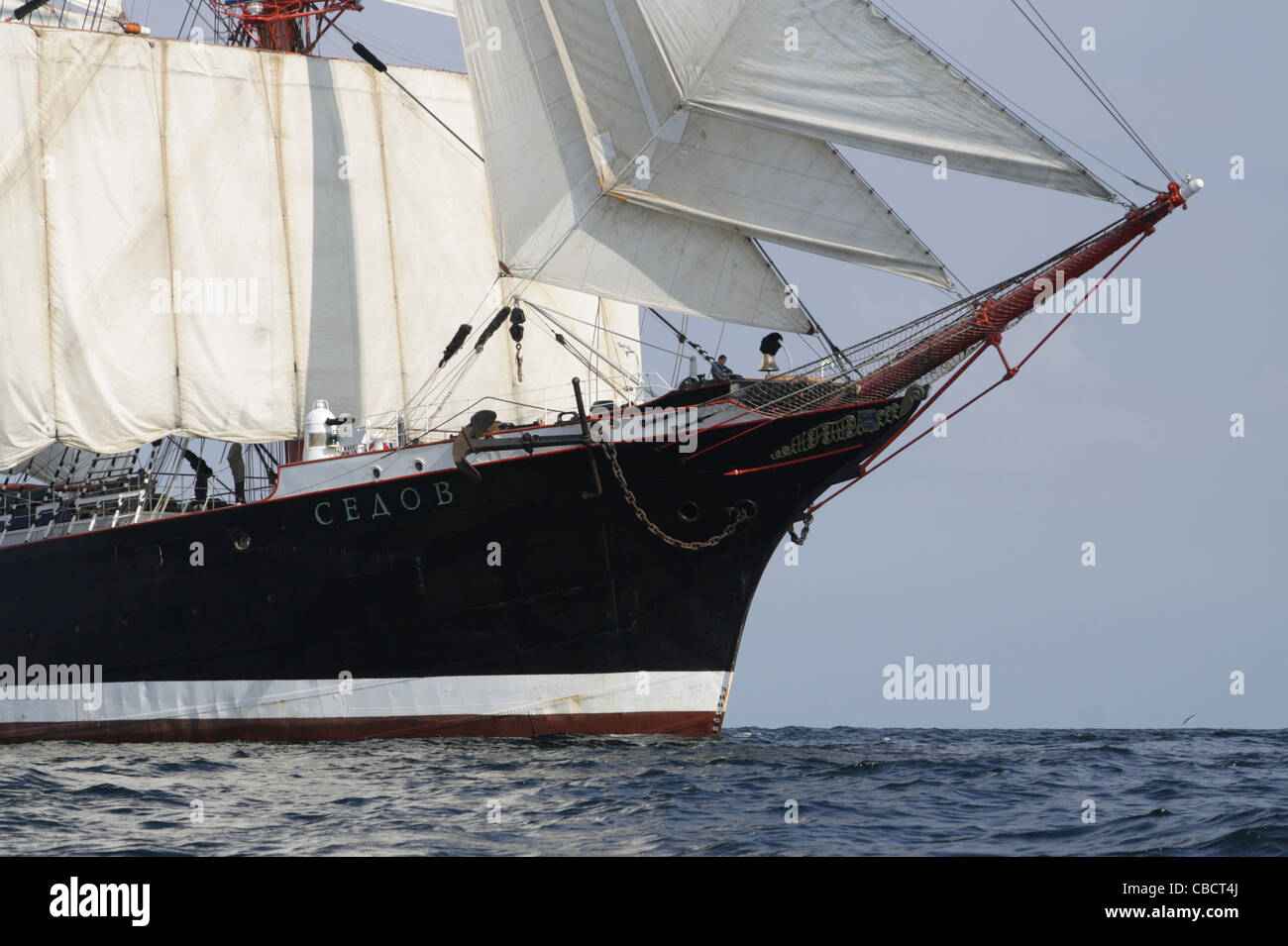 Sailing vessel - Barque Sedov Stock Photo - Alamy