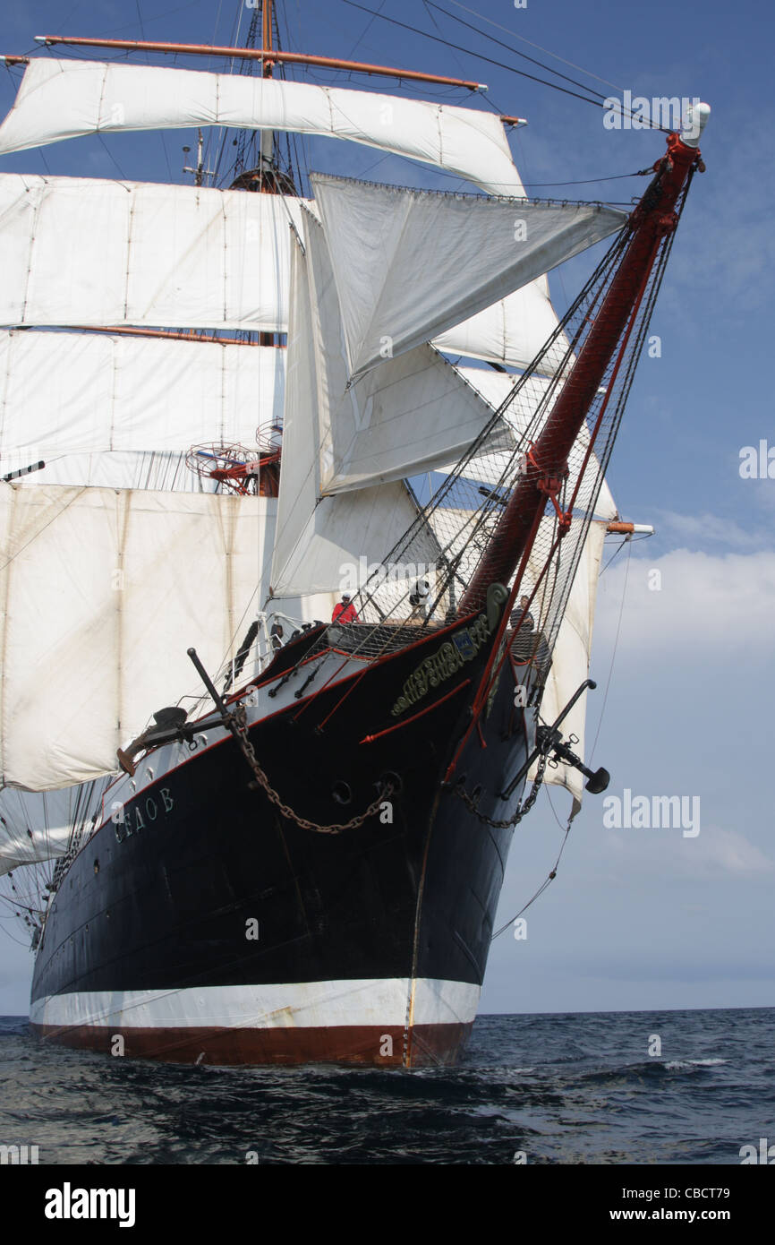 Sailing vessel - Barque Sedov Stock Photo - Alamy