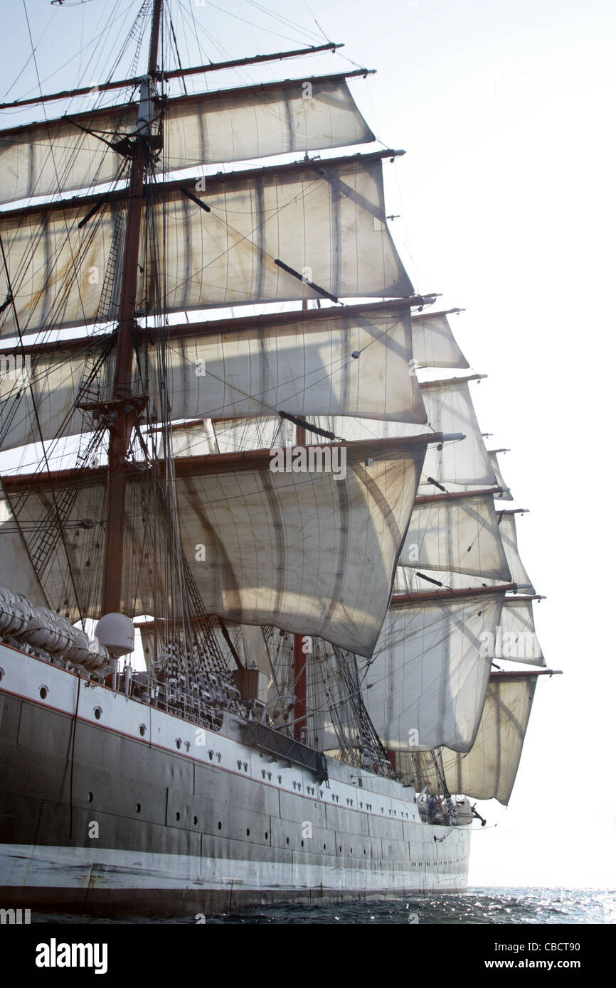 Sailing vessel - Barque Sedov Stock Photo - Alamy