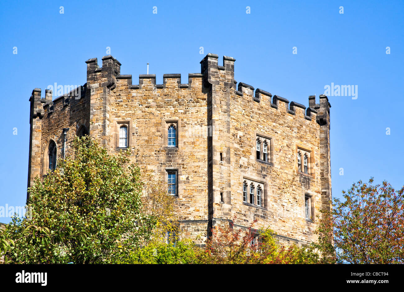 Iconic Durham Castle, a historic landmark fortified building now a ...