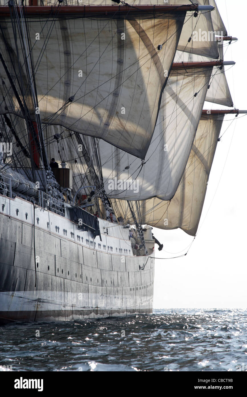 Sailing vessel - Barque Sedov Stock Photo - Alamy