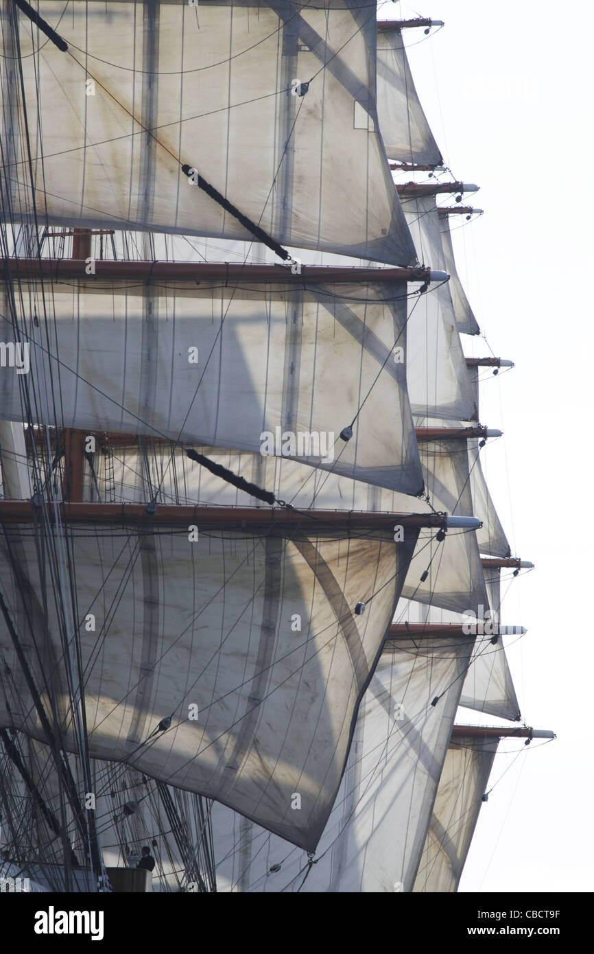 Sailing vessel - Barque Sedov Stock Photo - Alamy
