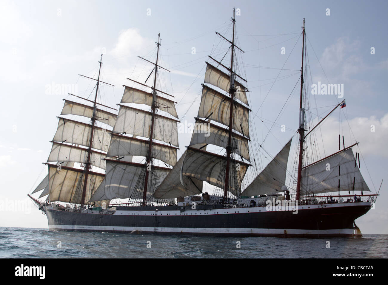 Sailing vessel - Barque Sedov Stock Photo - Alamy