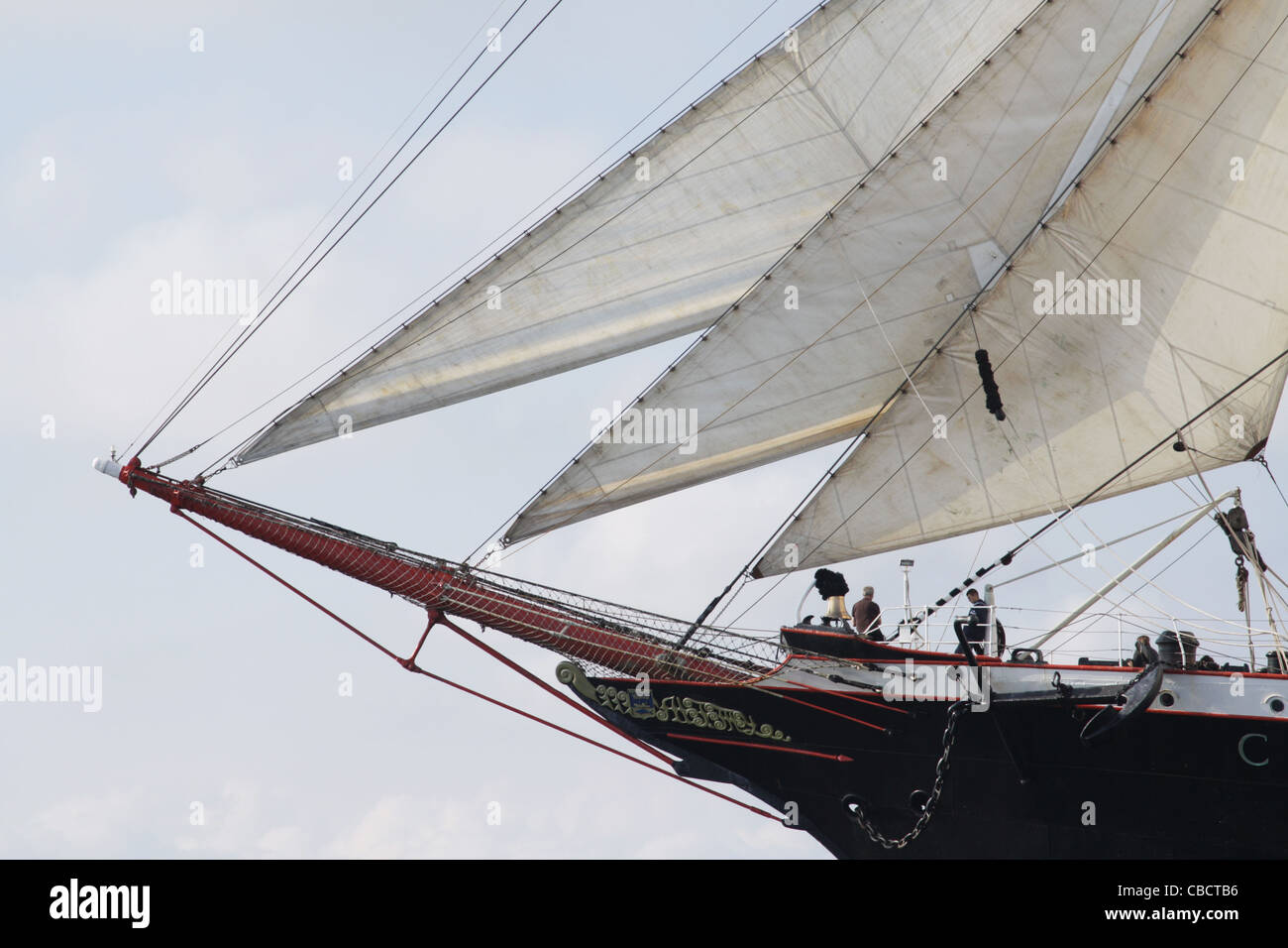 Sailing vessel - Barque Sedov Stock Photo - Alamy
