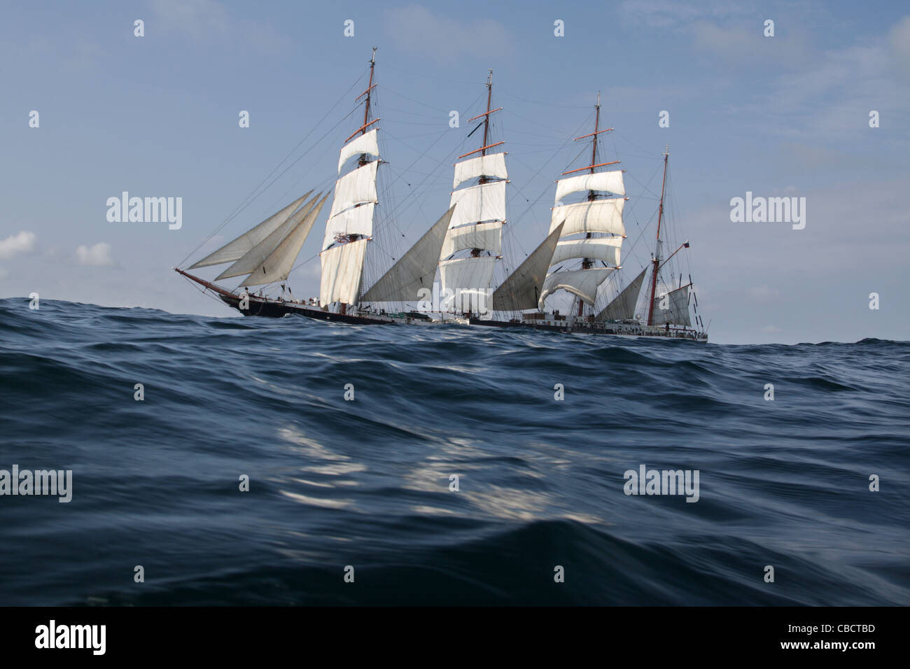 Sailing vessel - Barque Sedov Stock Photo - Alamy